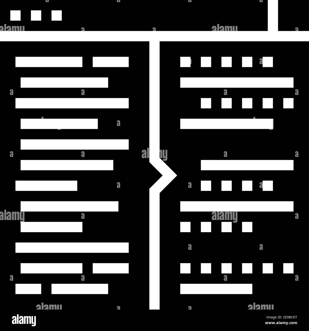 code testing glyph icon vector illustration Stock Vector Image & Art ...