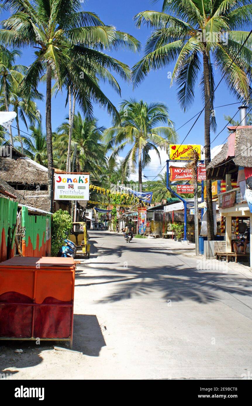 The island of Boracay in the Aklan Province of the Philippines, once ...