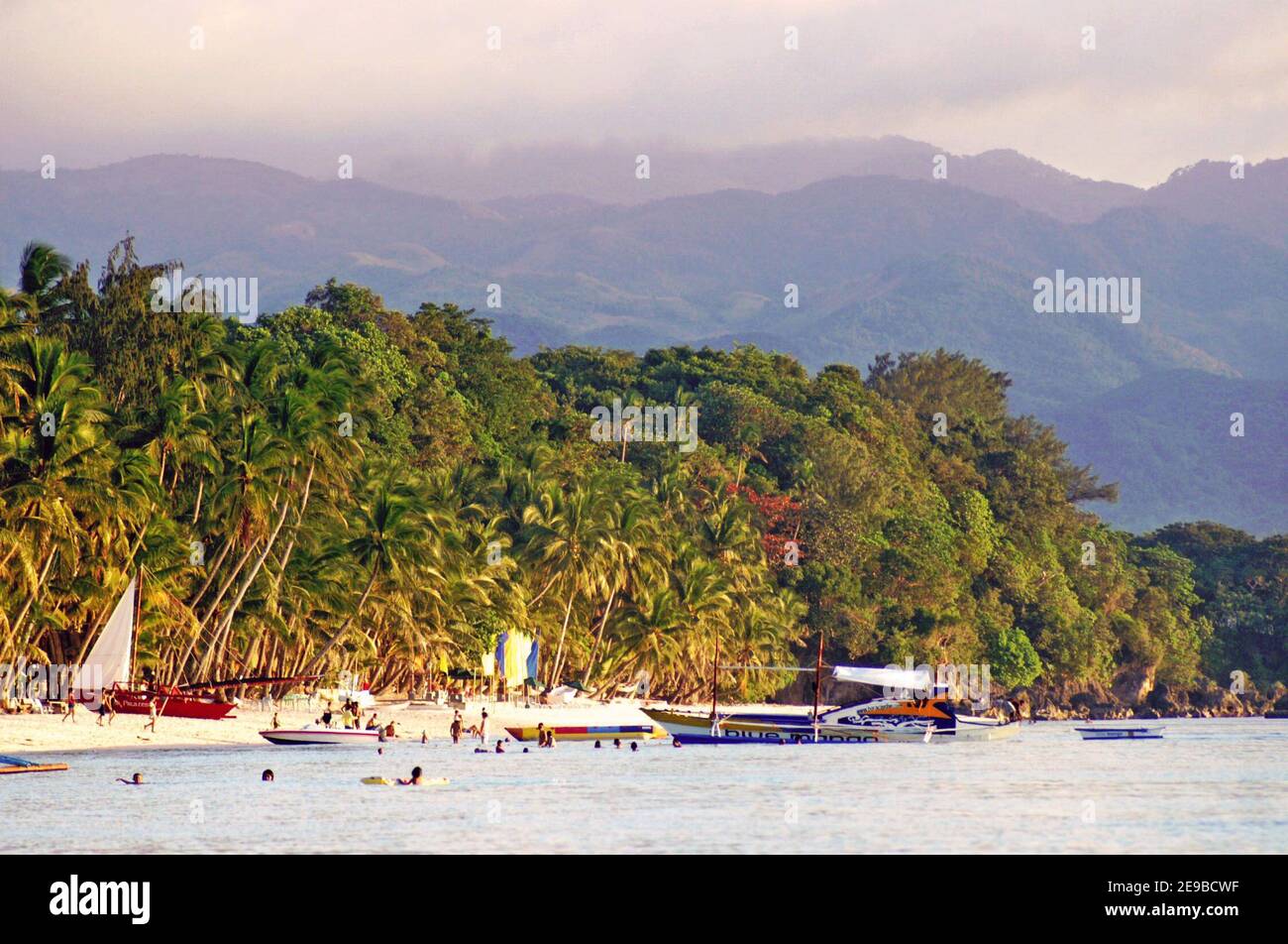 The island of Boracay in the Aklan Province of the Philippines, once ...