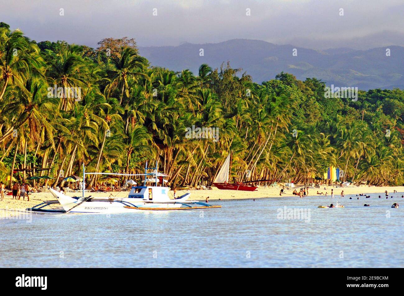 The island of Boracay in the Aklan Province of the Philippines, once ...