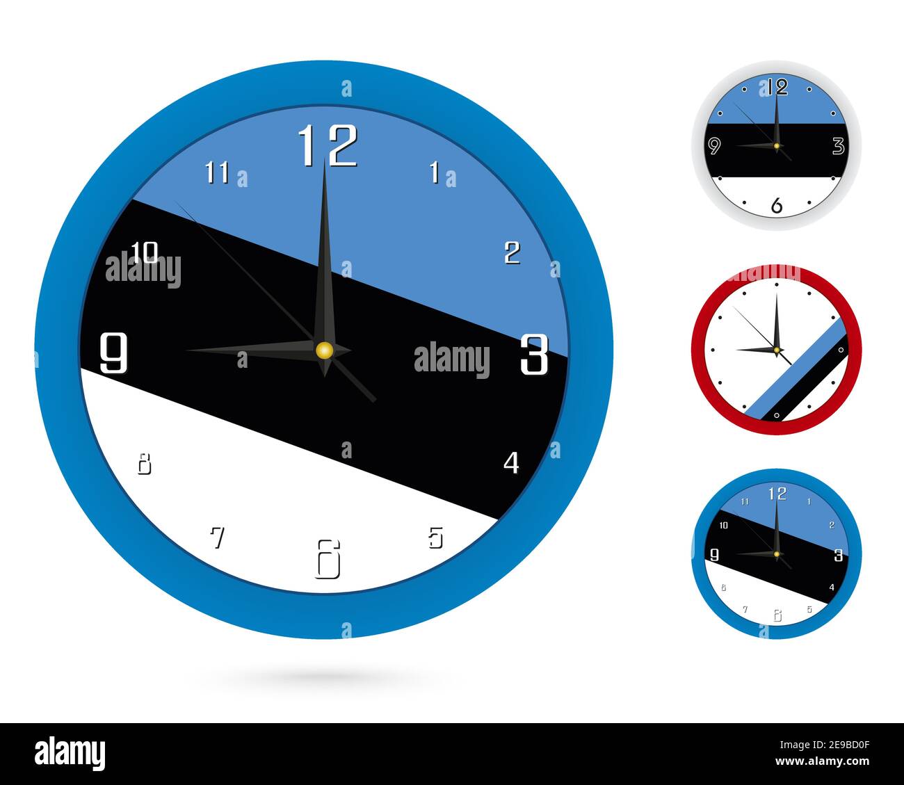 Yellow quartz wall clock hi-res stock photography and images - Alamy