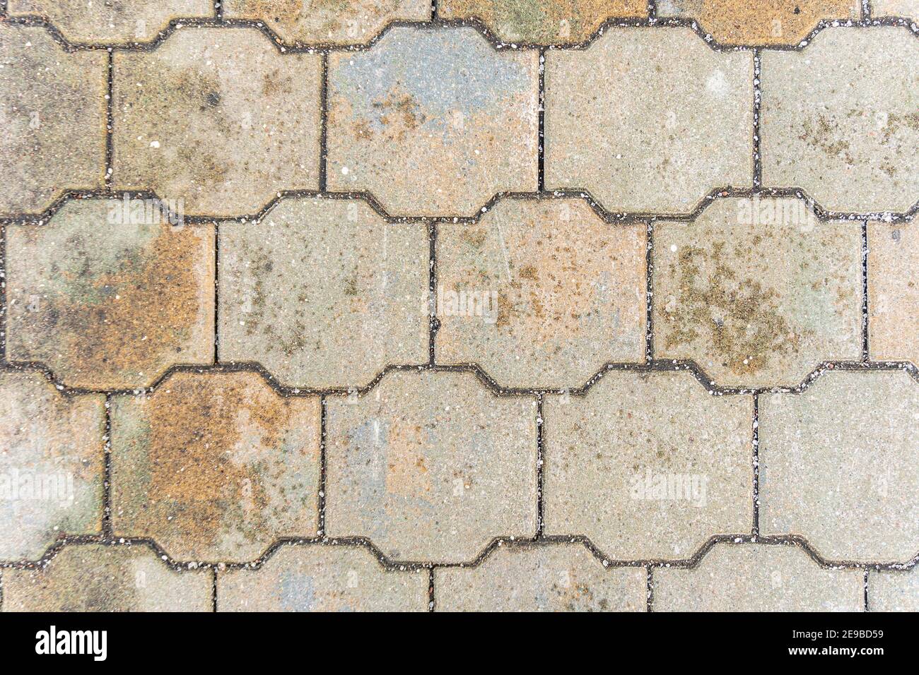 Red stone paving slabs, stone background, paving stone pattern Stock ...