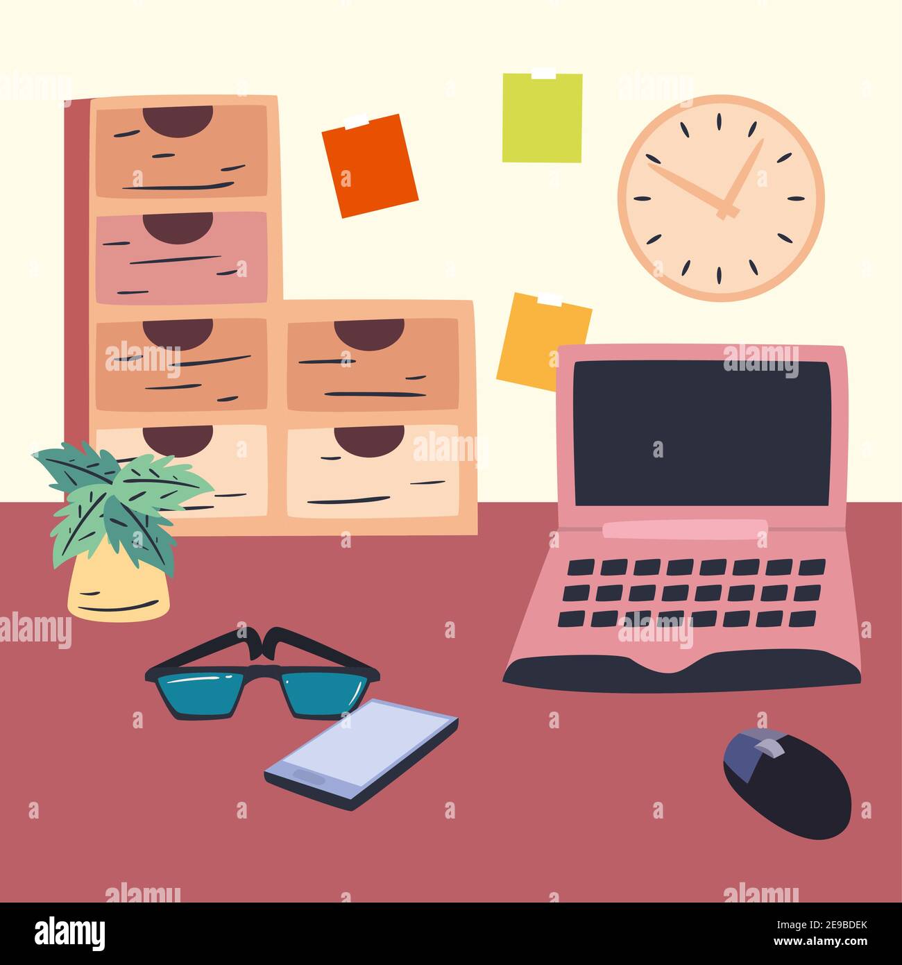 Corporate telework Stock Vector Images - Alamy