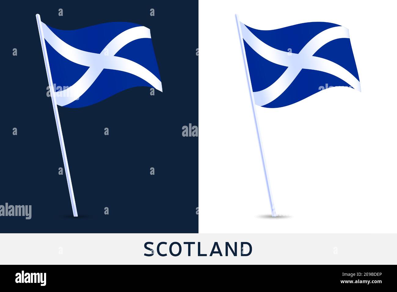 Scotland national flag. vector illustration Stock Vector Image & Art ...