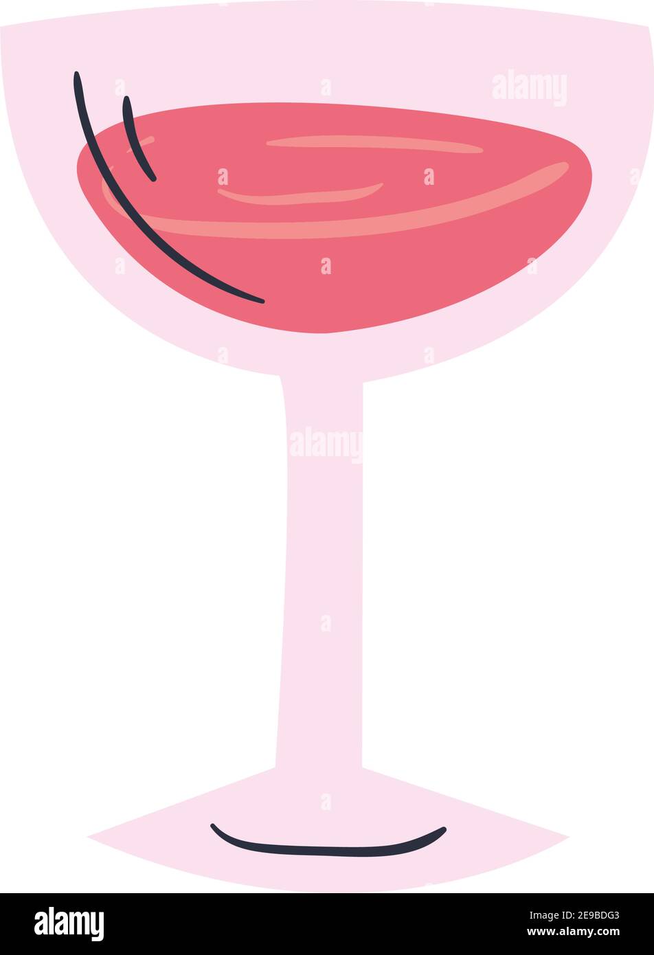 Wine cup design, Winery alcohol and drink theme Vector illustration ...