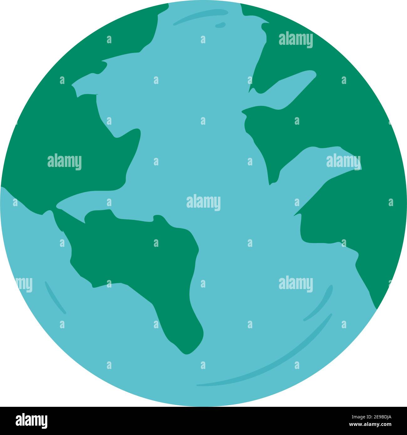 World sphere design, Planet earth continent and globe theme Vector ...