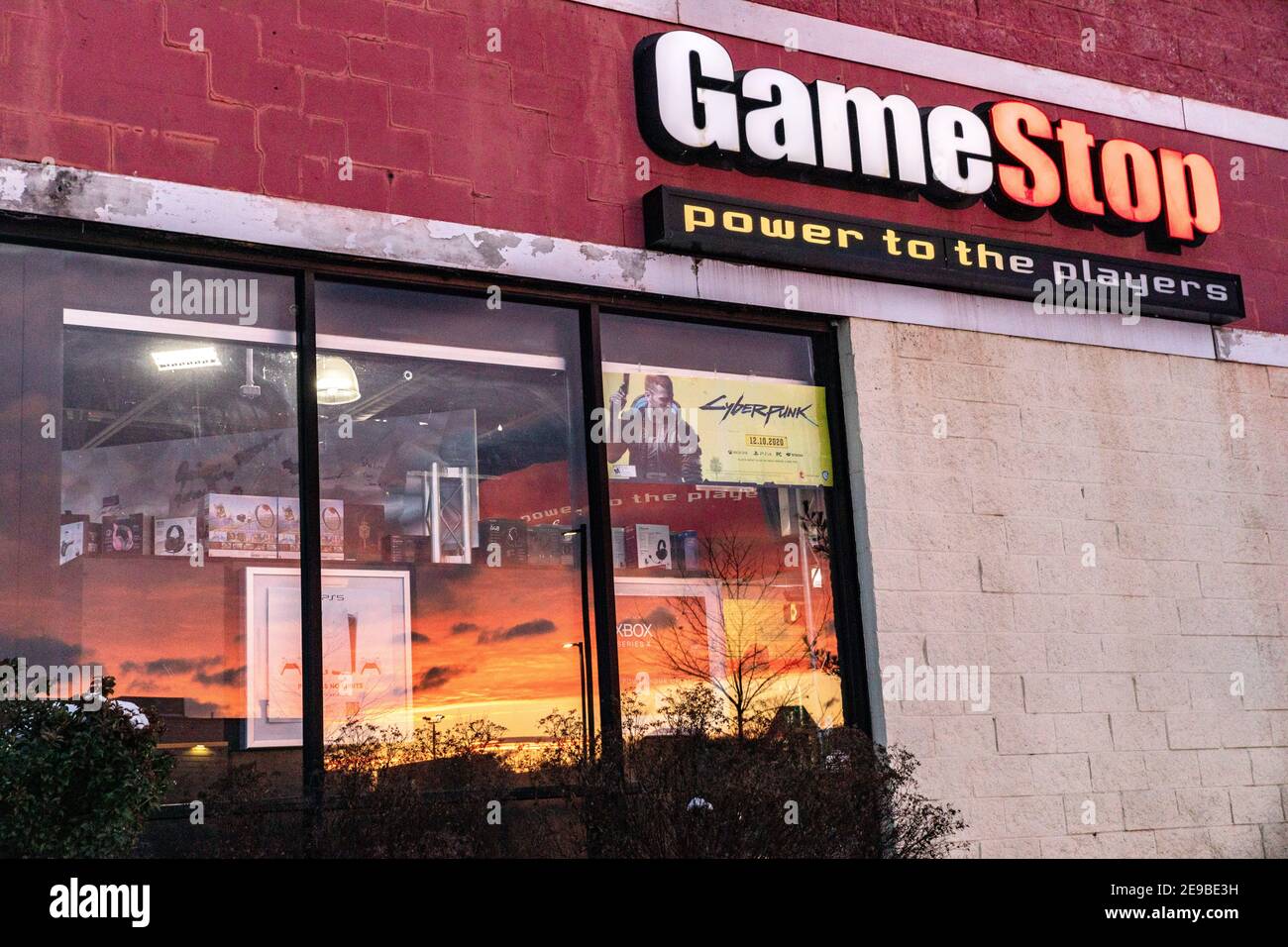 GameStop logo is seen at one of their stores in Athens. Businesses that ...