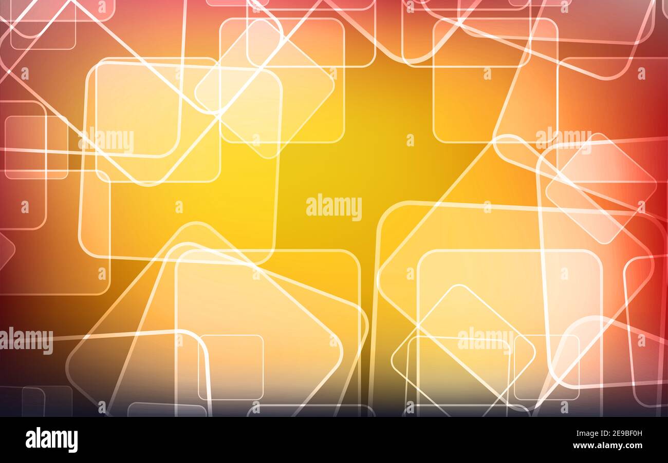 Abstract wide technology background with hexagons and gear wheels. Hi ...