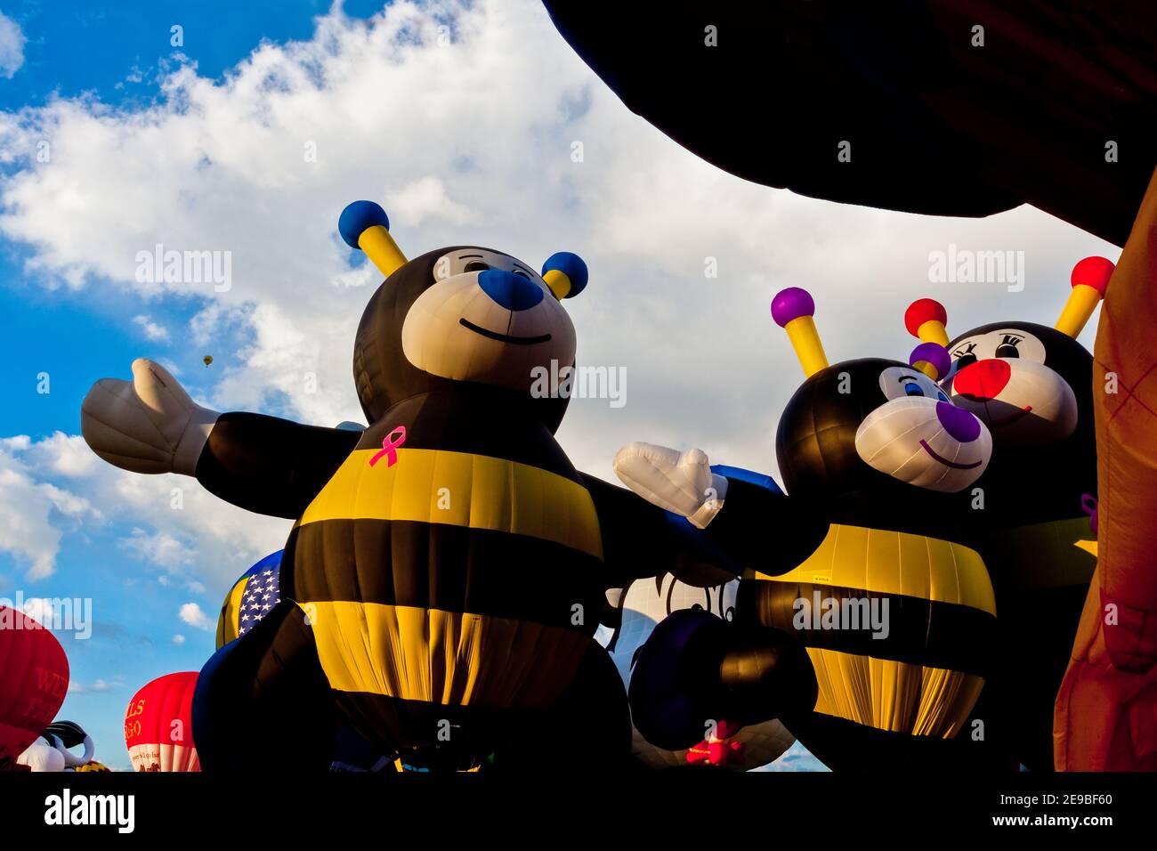 The Little Bee Balloons Aloft at The Morning Mass Ascension at The ...