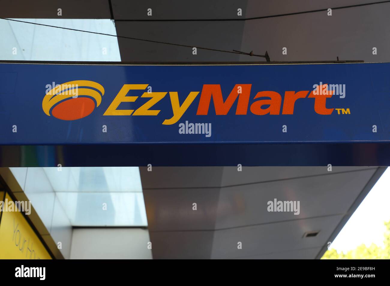 EzyMart signage on a shop in Sydney, Australia Stock Photo - Alamy