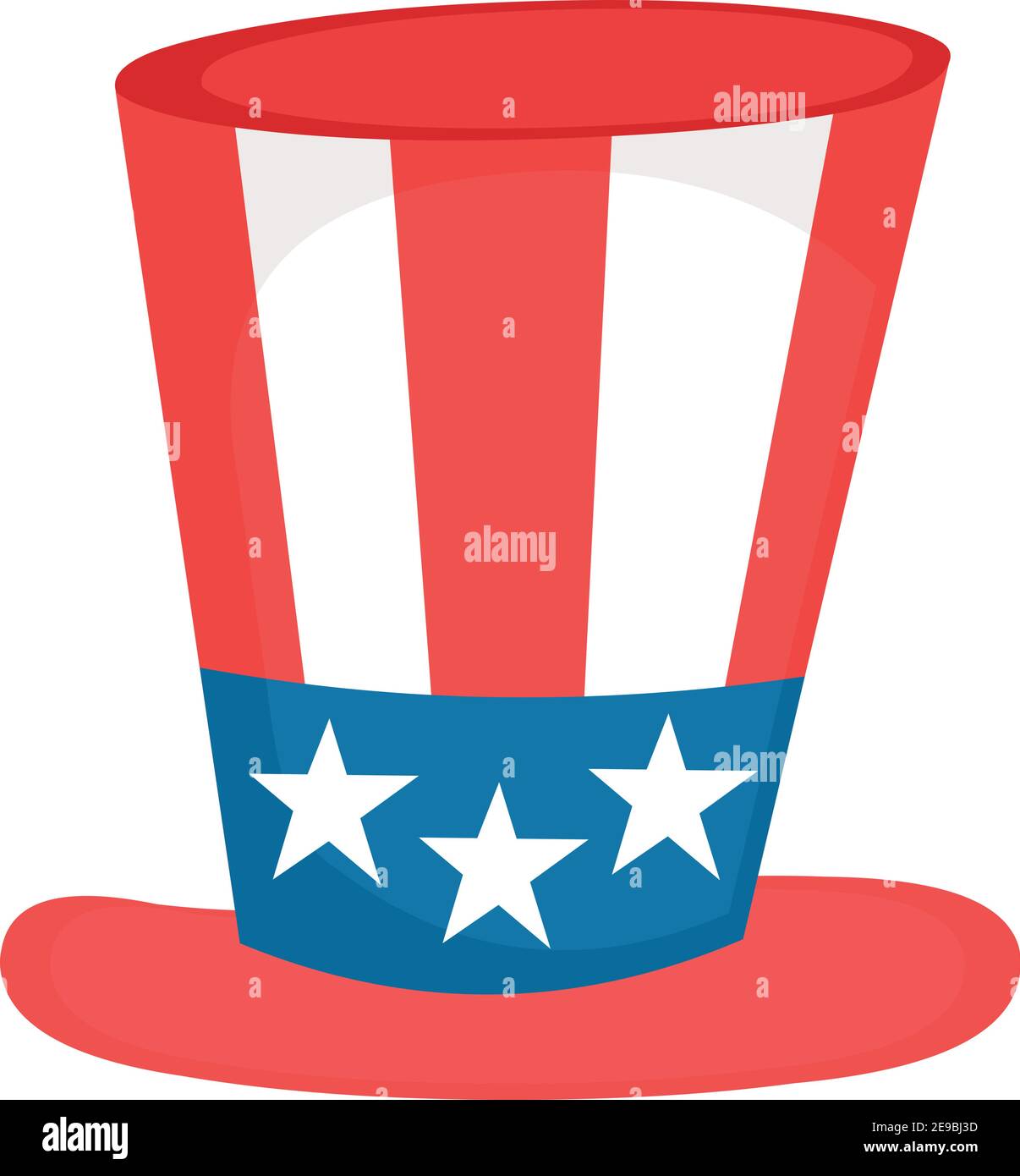 Vector emoticon illustration of a classic USA hat Stock Vector Image ...