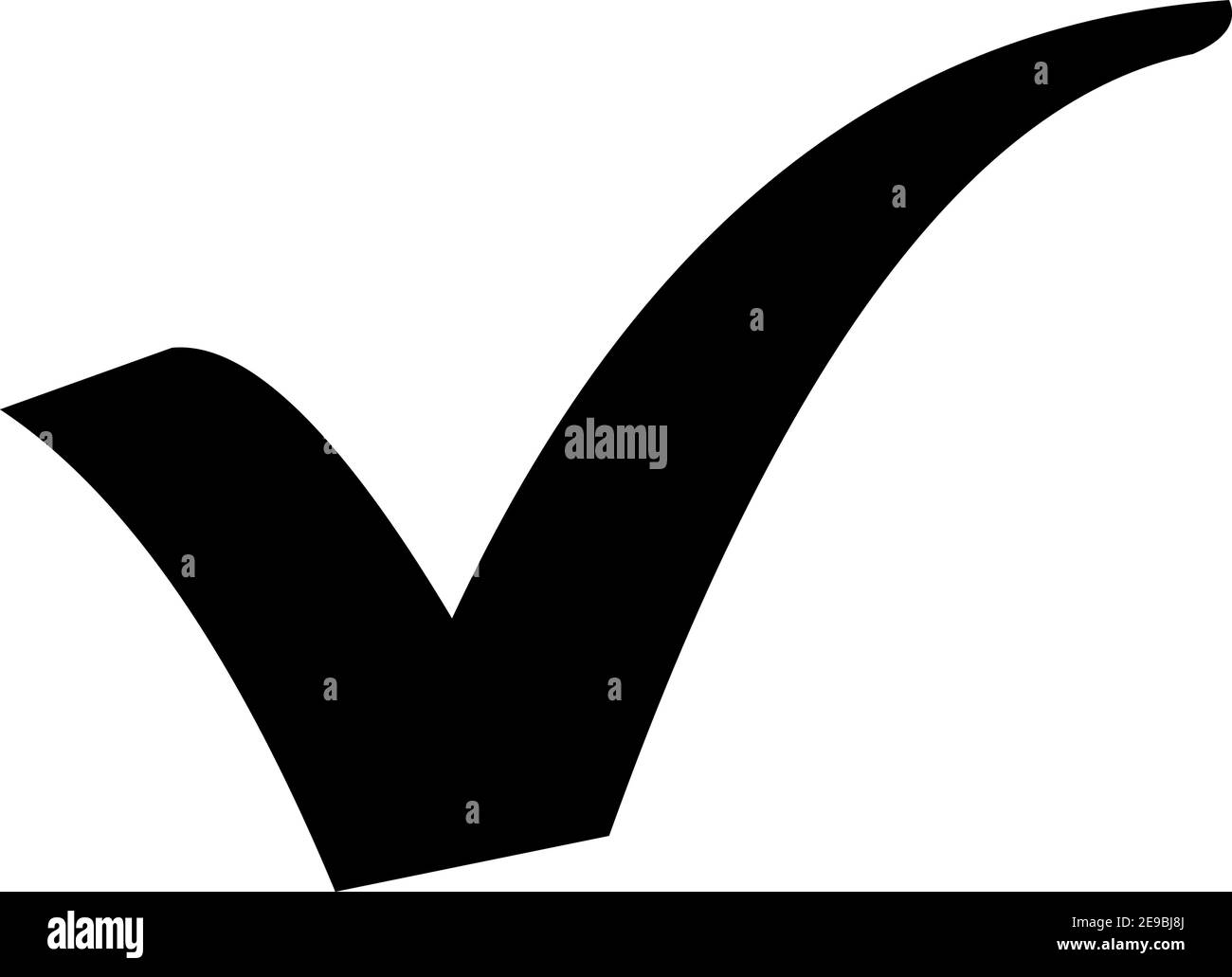 Vector illustration of a checklist silhouette Stock Vector Image & Art ...