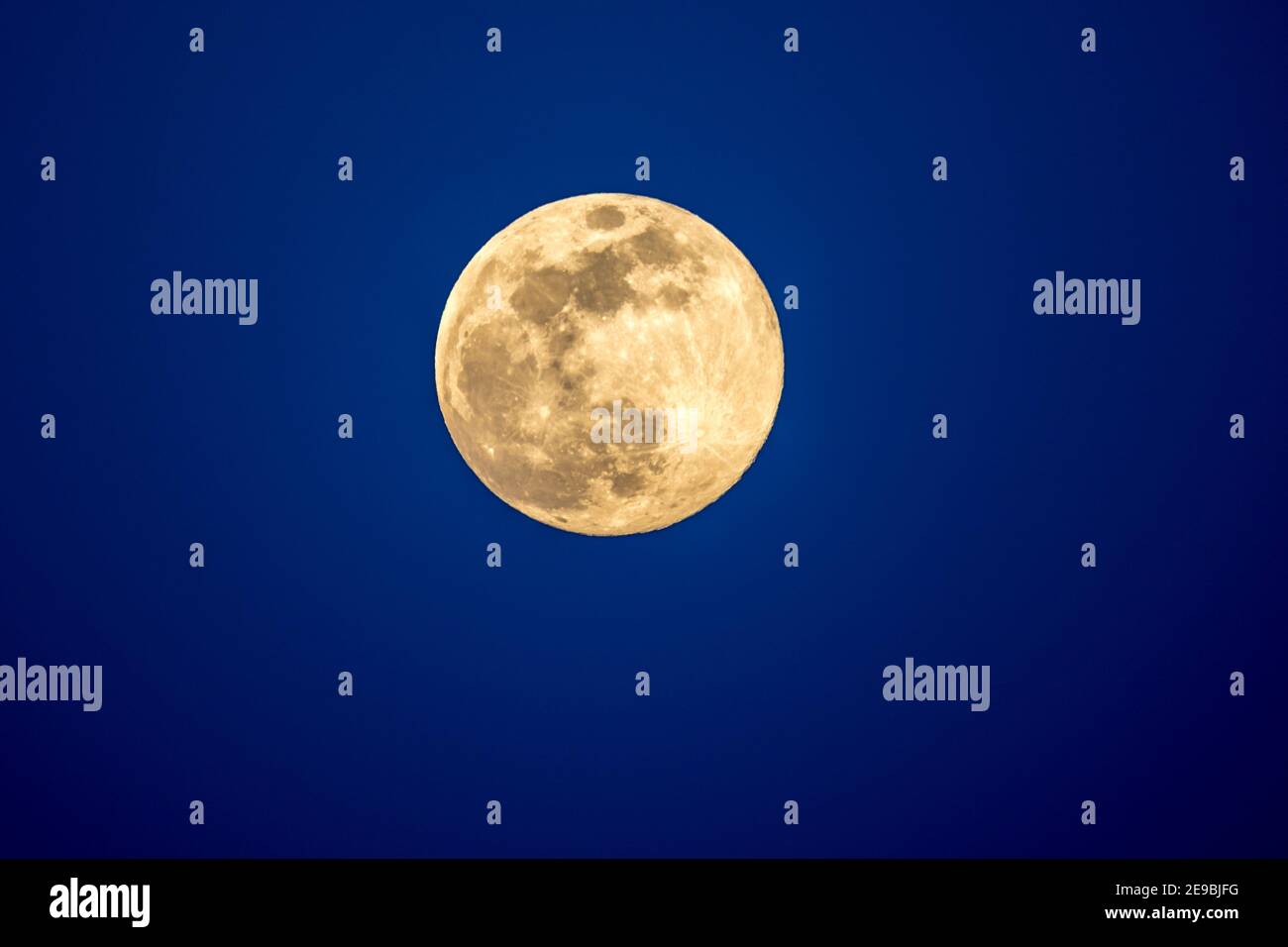 A beautiful glowing shot of a moon during the Month of May Super Moon ...