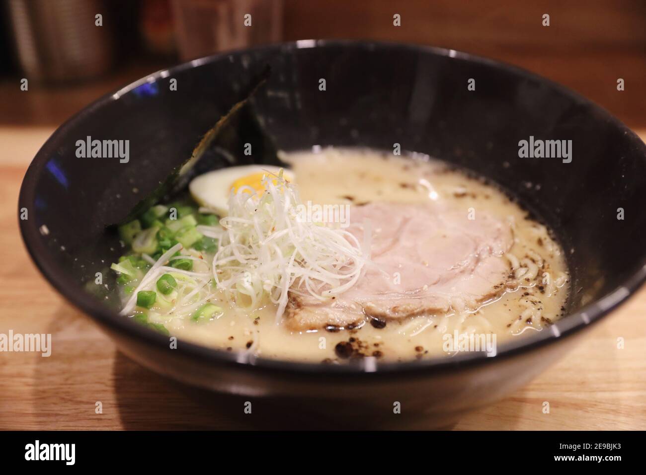 Japanese Noodle ramen Local japanese food in restaurant Stock Photo - Alamy
