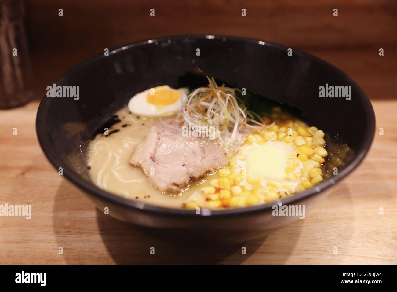 Japanese Noodle ramen Local japanese food in restaurant Stock Photo - Alamy