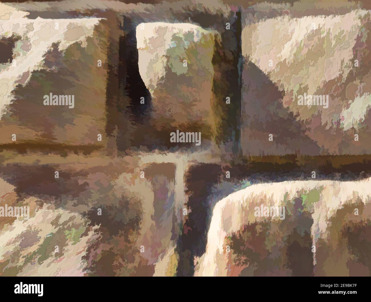 Untreated rocks are cemented into place to form an impenetrable stone ...