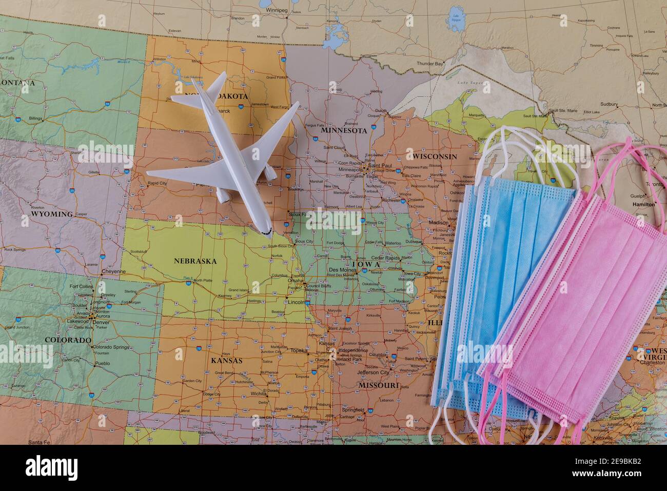 Travel air vacation during the covid-19 coronavirus quarantine with ...
