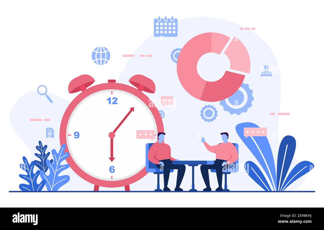 Talking illustration Cut Out Stock Images & Pictures - Alamy