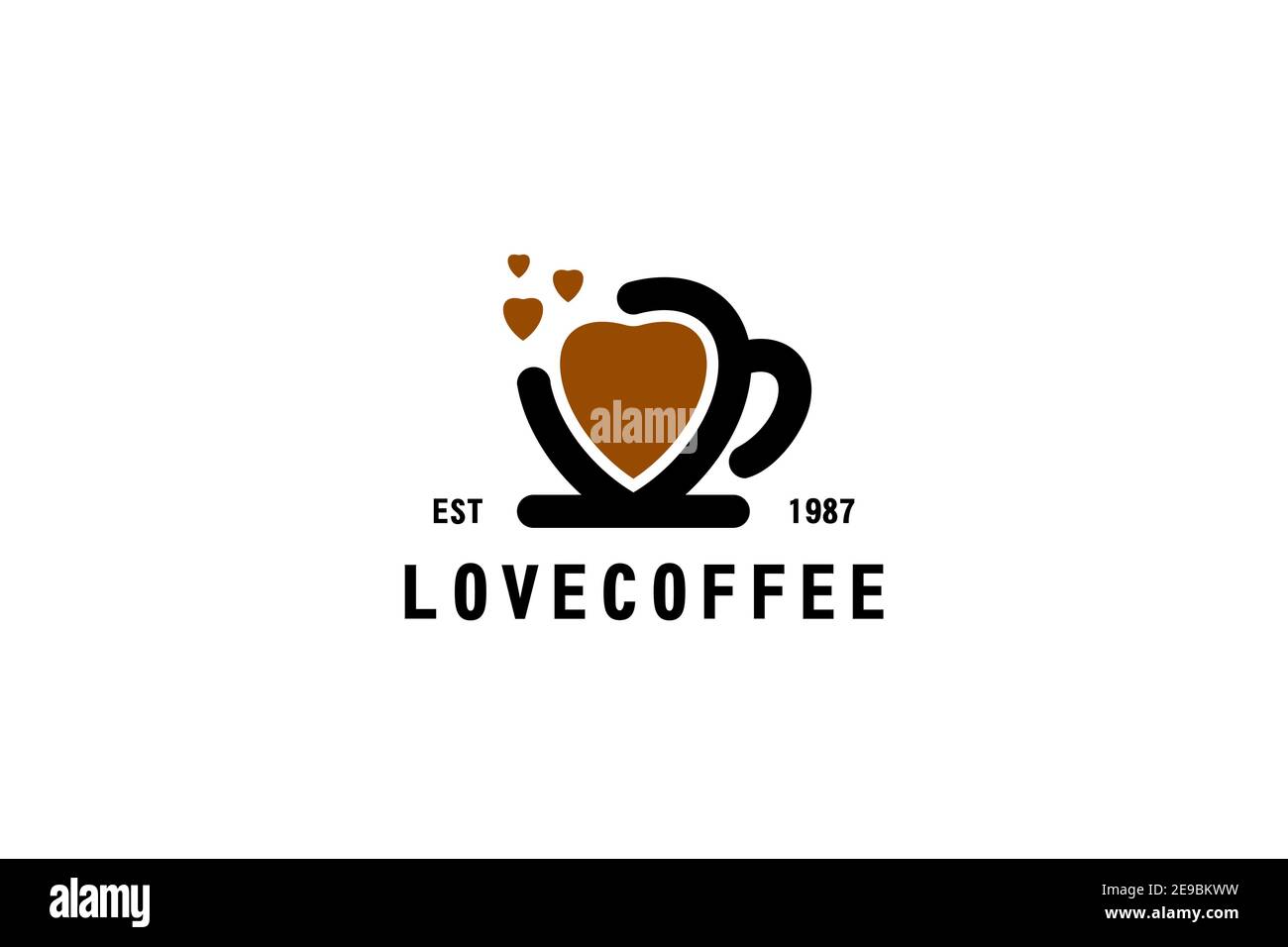 Love coffee graphic logo vector design, logo for coffee shop, store ...
