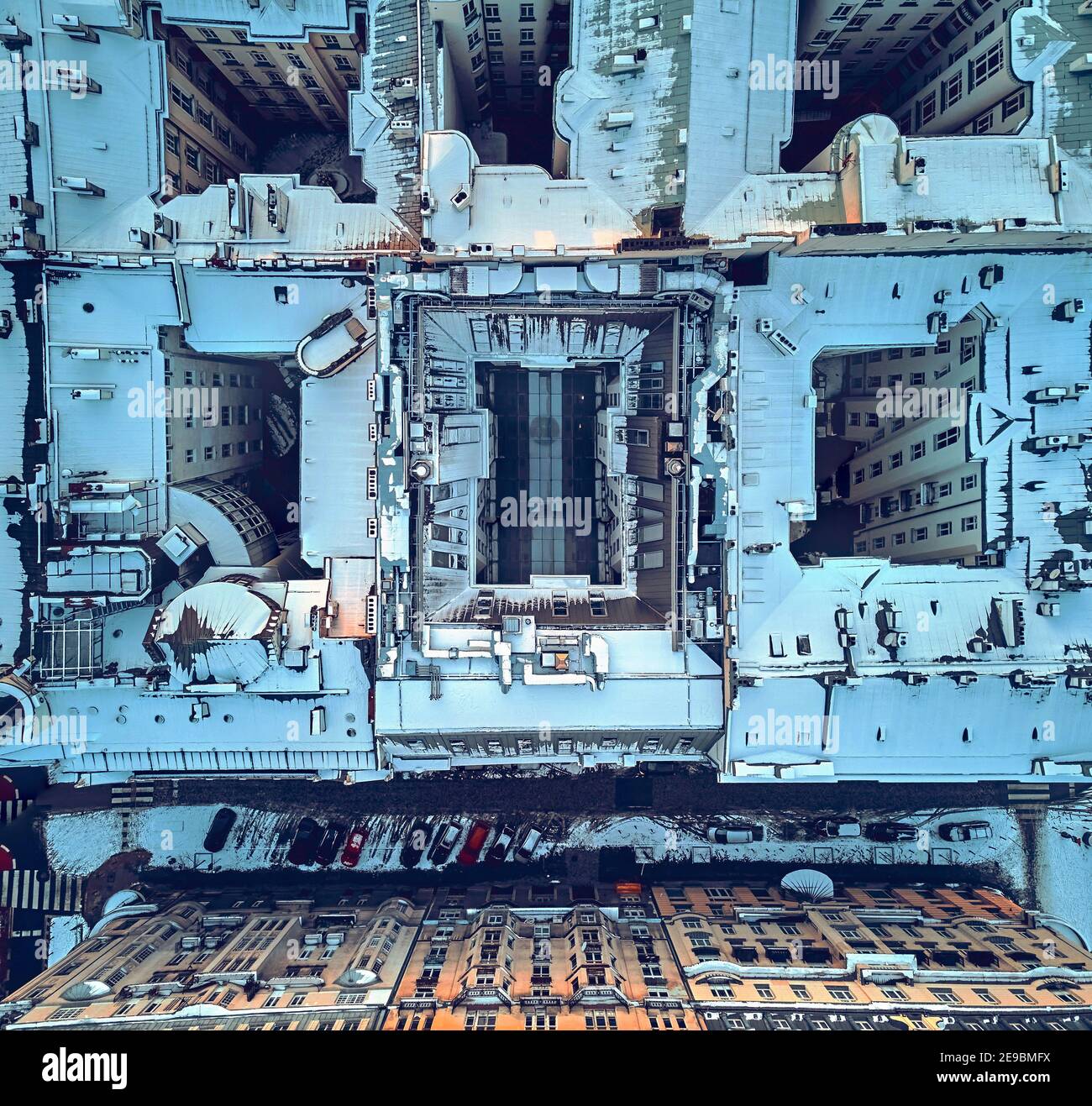 Top down office buildings hi-res stock photography and images - Alamy