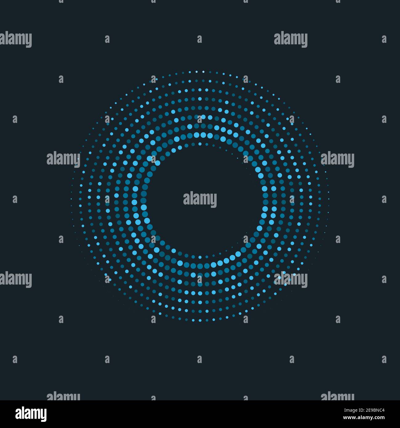 halftone circle dots vector illustration design Stock Vector Image ...