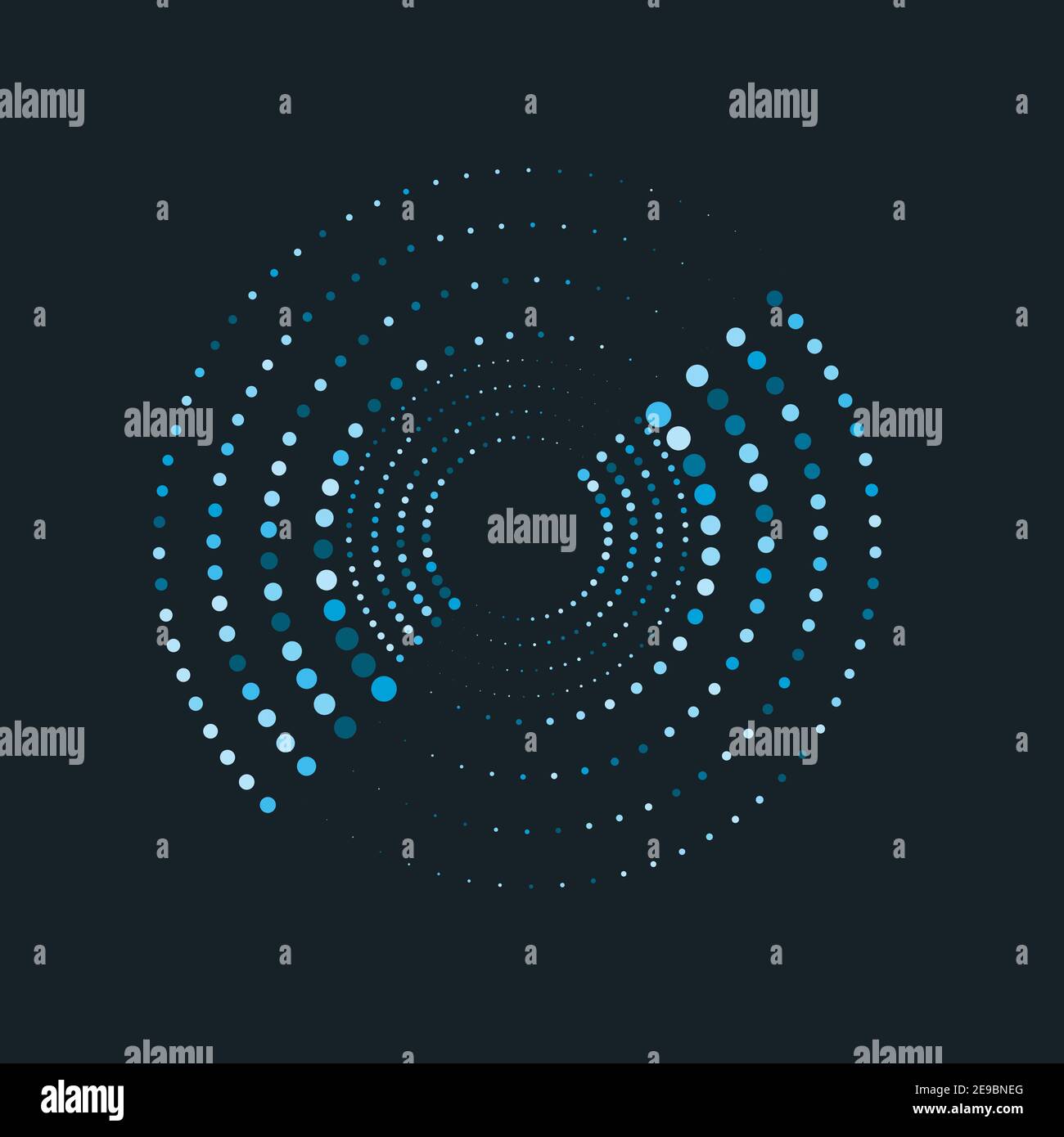 halftone circle dots vector illustration design Stock Vector Image ...