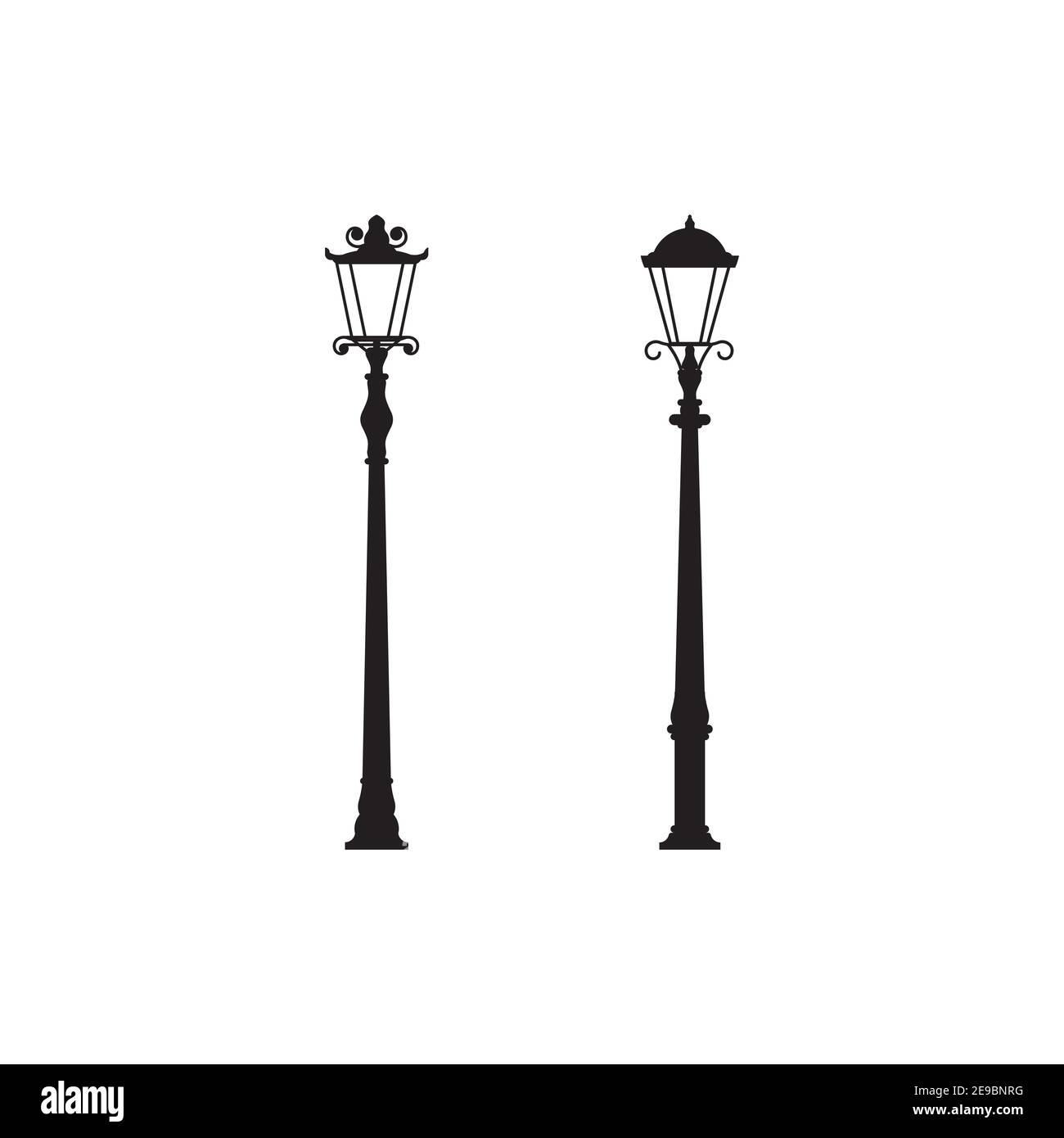 Light poles Vector icon design illustration Template Stock Vector Image ...
