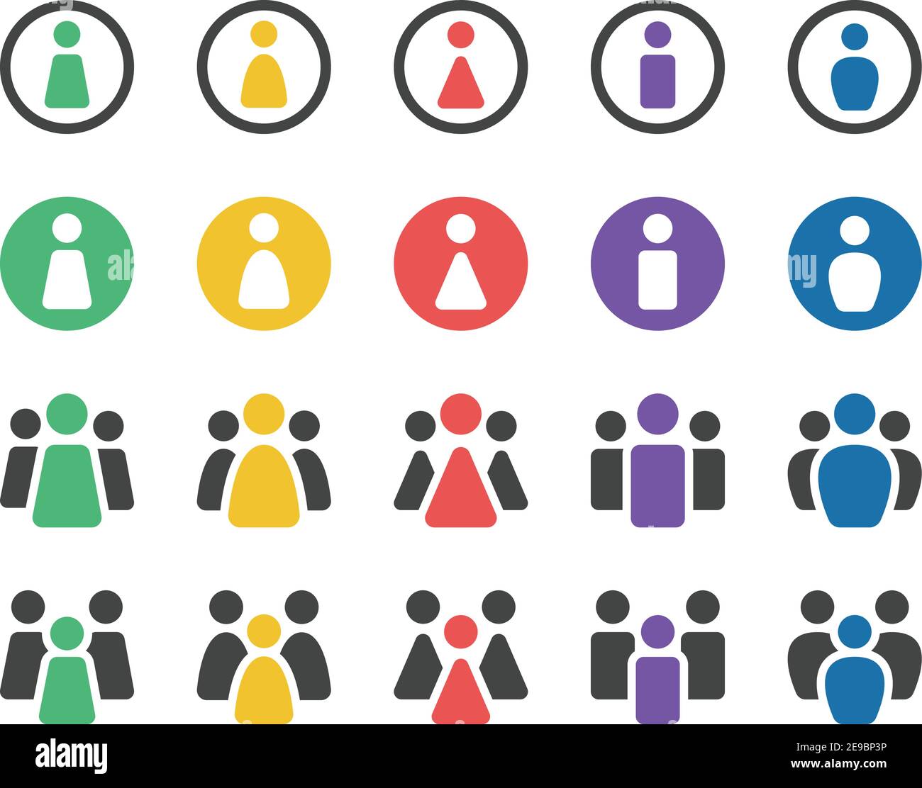 people and population icon set,vector and illustration Stock Vector ...