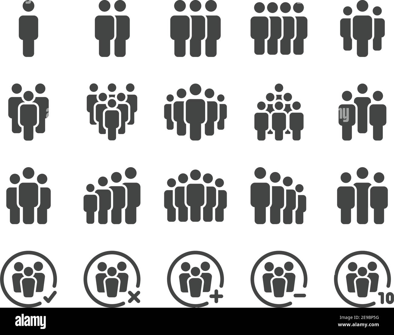 people and population icon set,vector and illustration Stock Vector ...