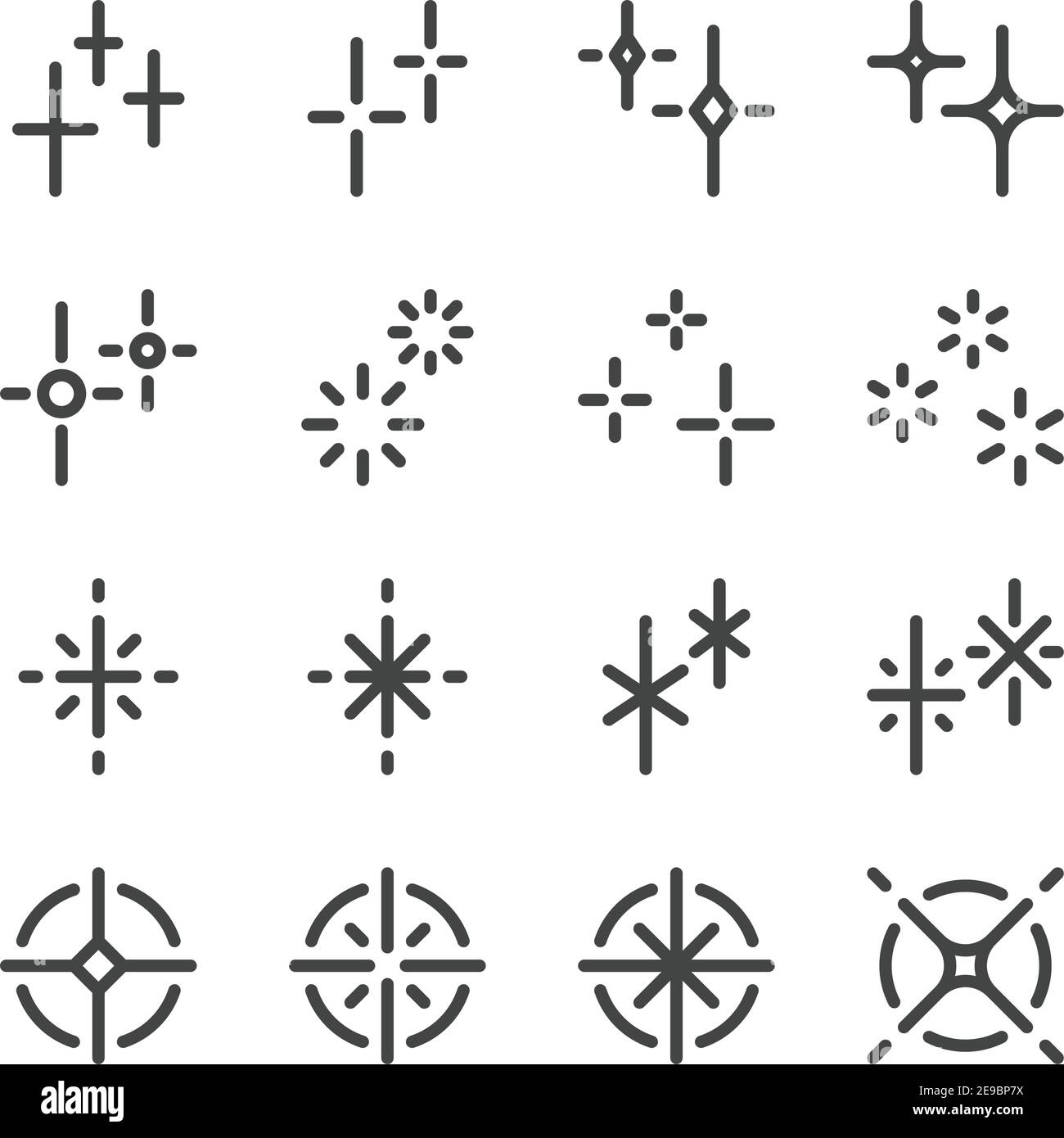 Sparkle icon hi-res stock photography and images - Alamy