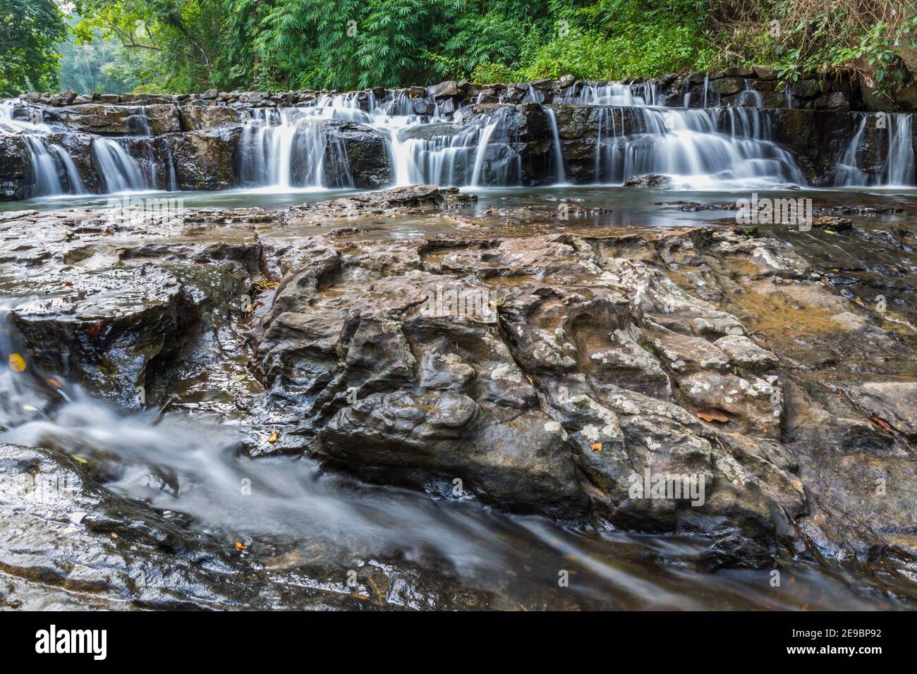 beautiful waterfall water moving Stock Photo - Alamy