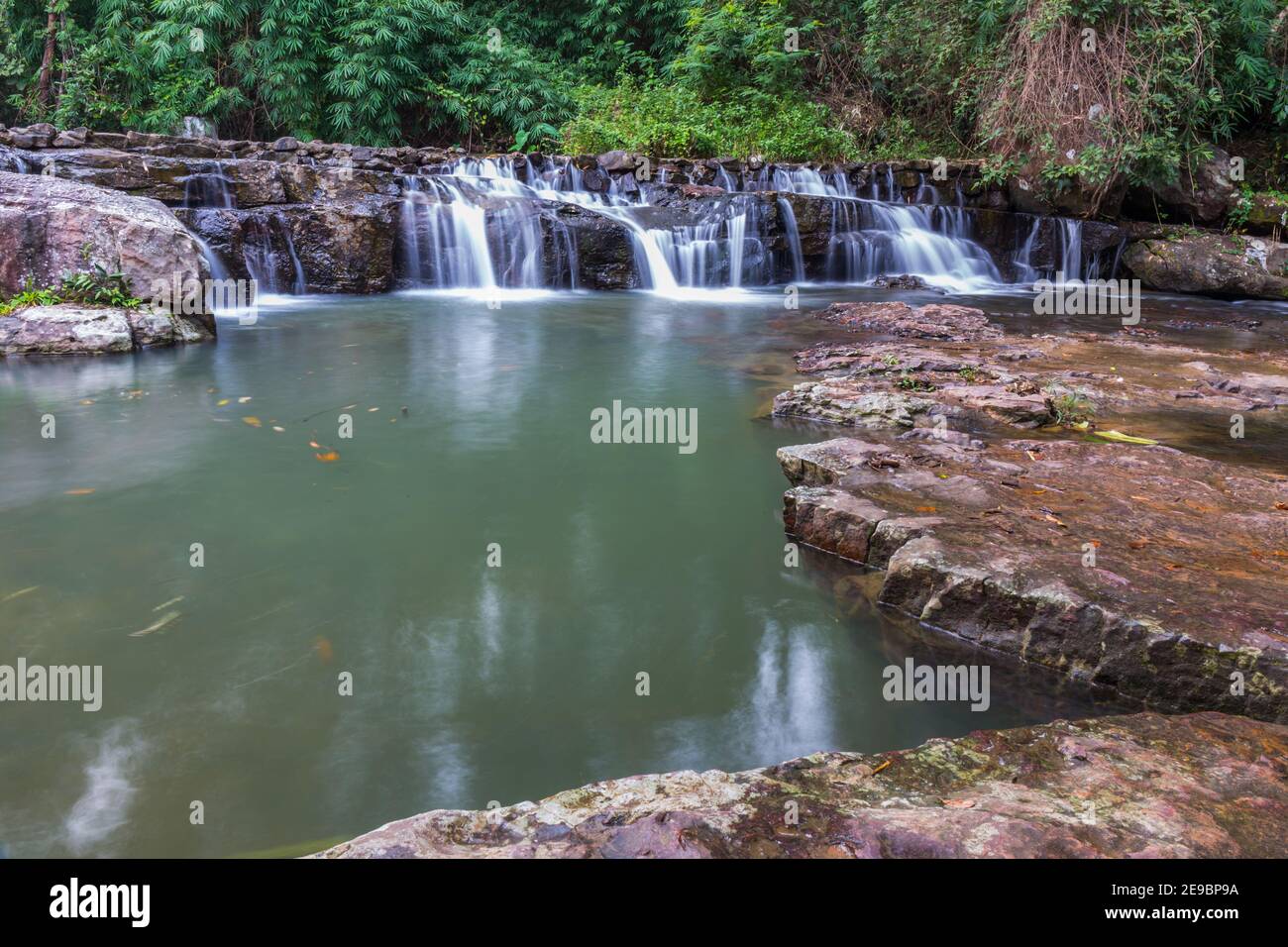 beautiful waterfall water moving Stock Photo - Alamy