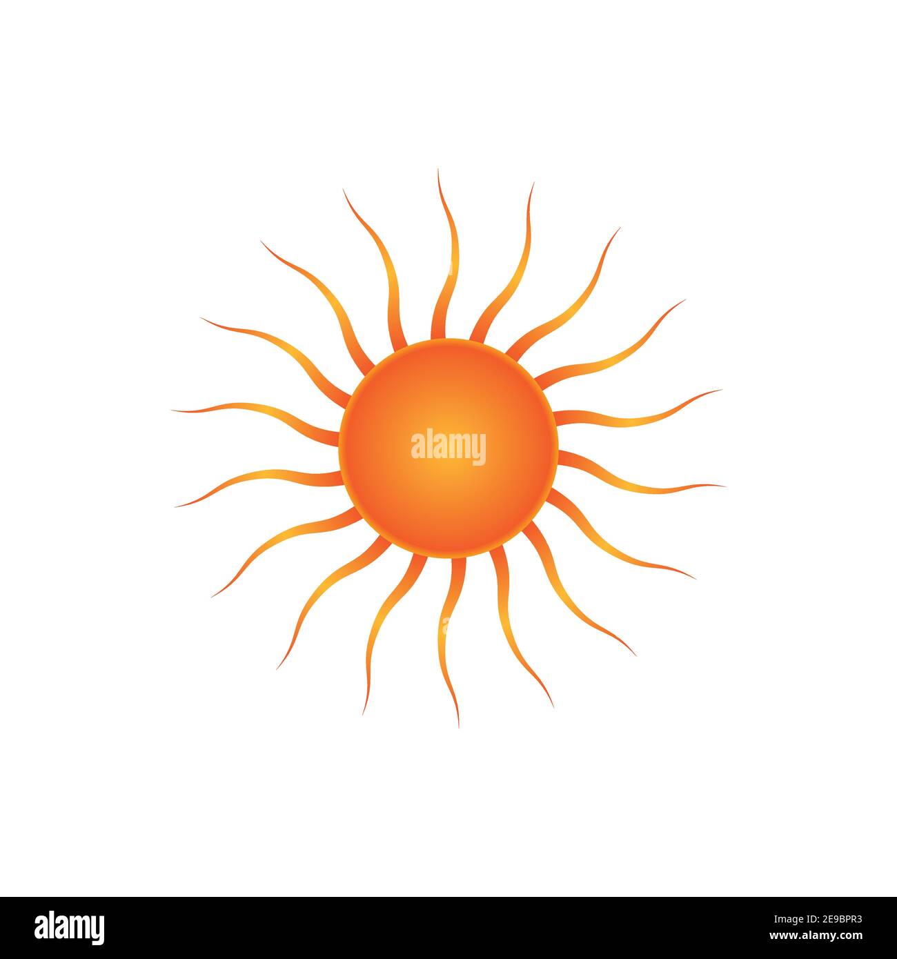 Sun icon vector for your web design, logo, UI. illustration Stock ...