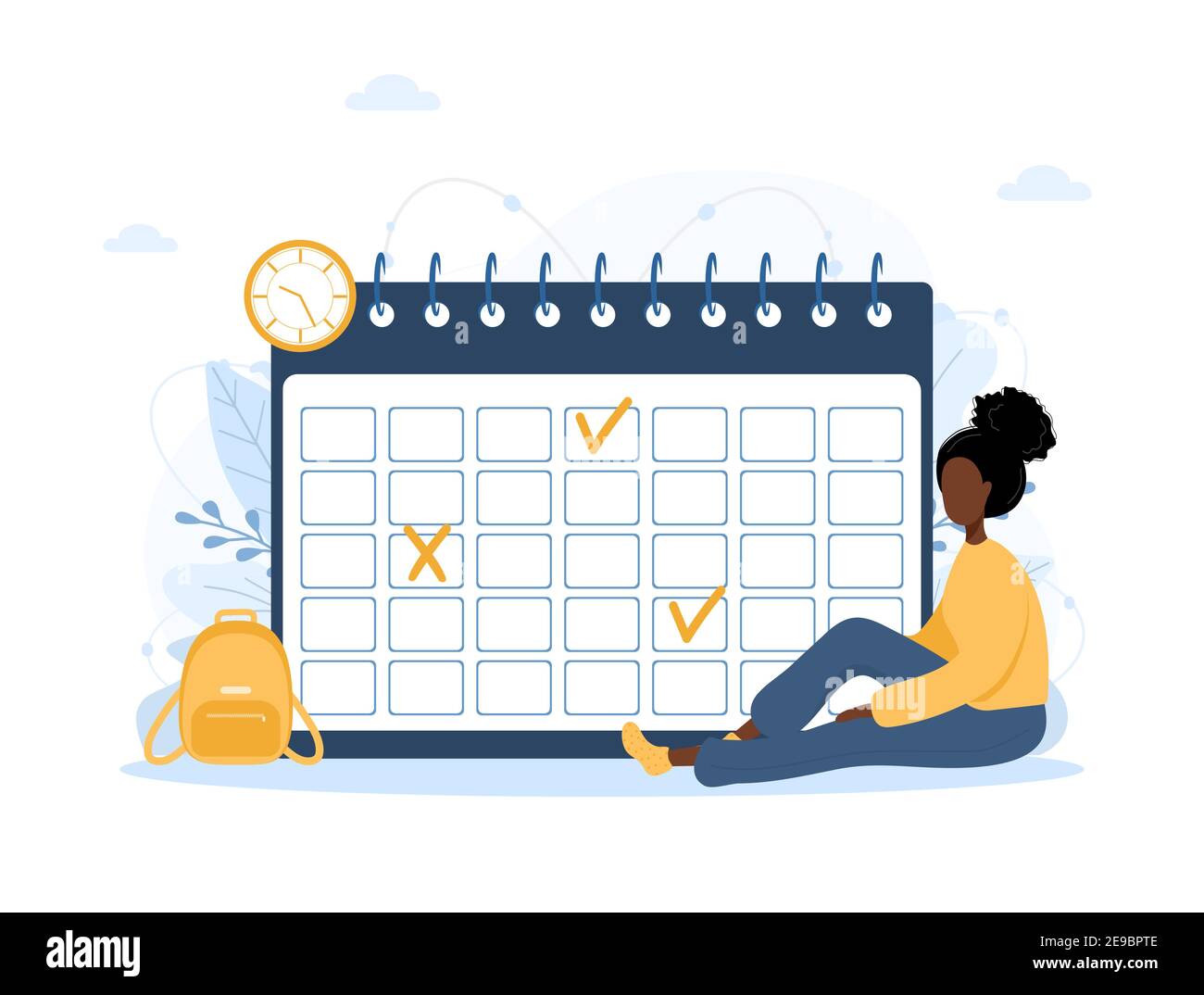 Work scheduling Stock Vector Images - Alamy