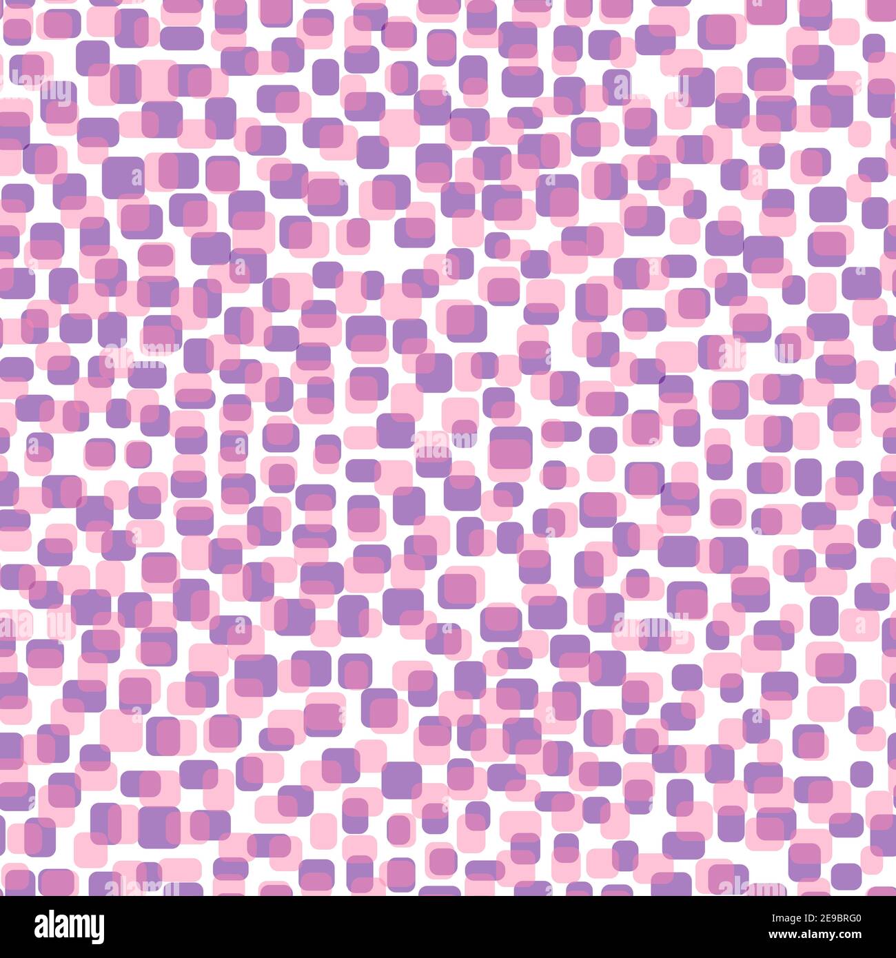 Abstract pink squares on white background. Seamless pattern with ...