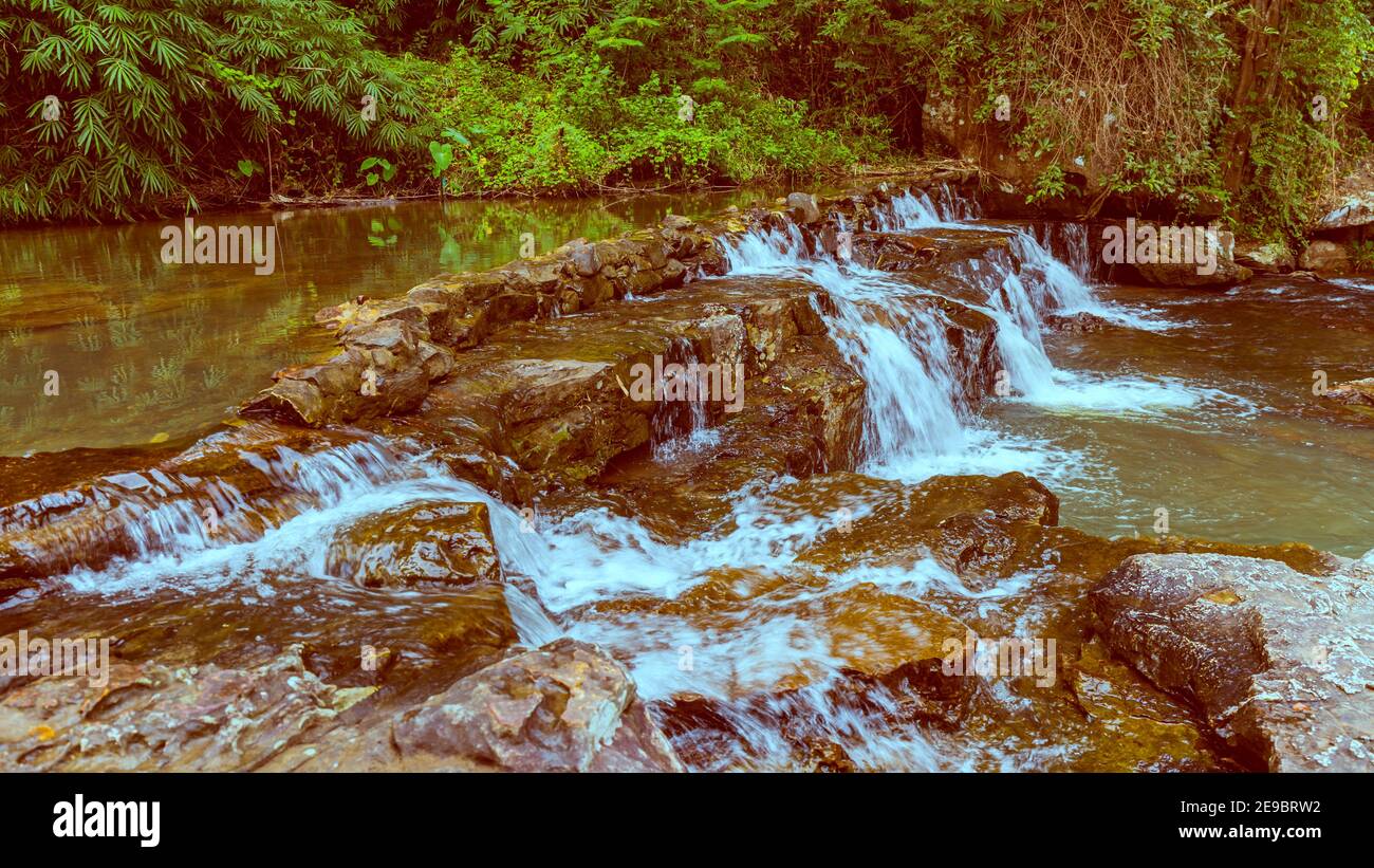 beautiful waterfall water moving Stock Photo - Alamy