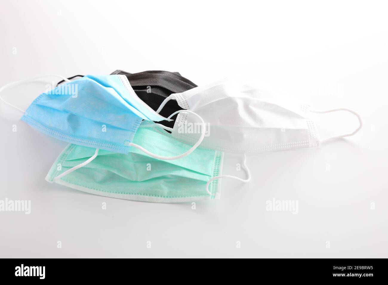 Used mask isolated in white background Stock Photo - Alamy