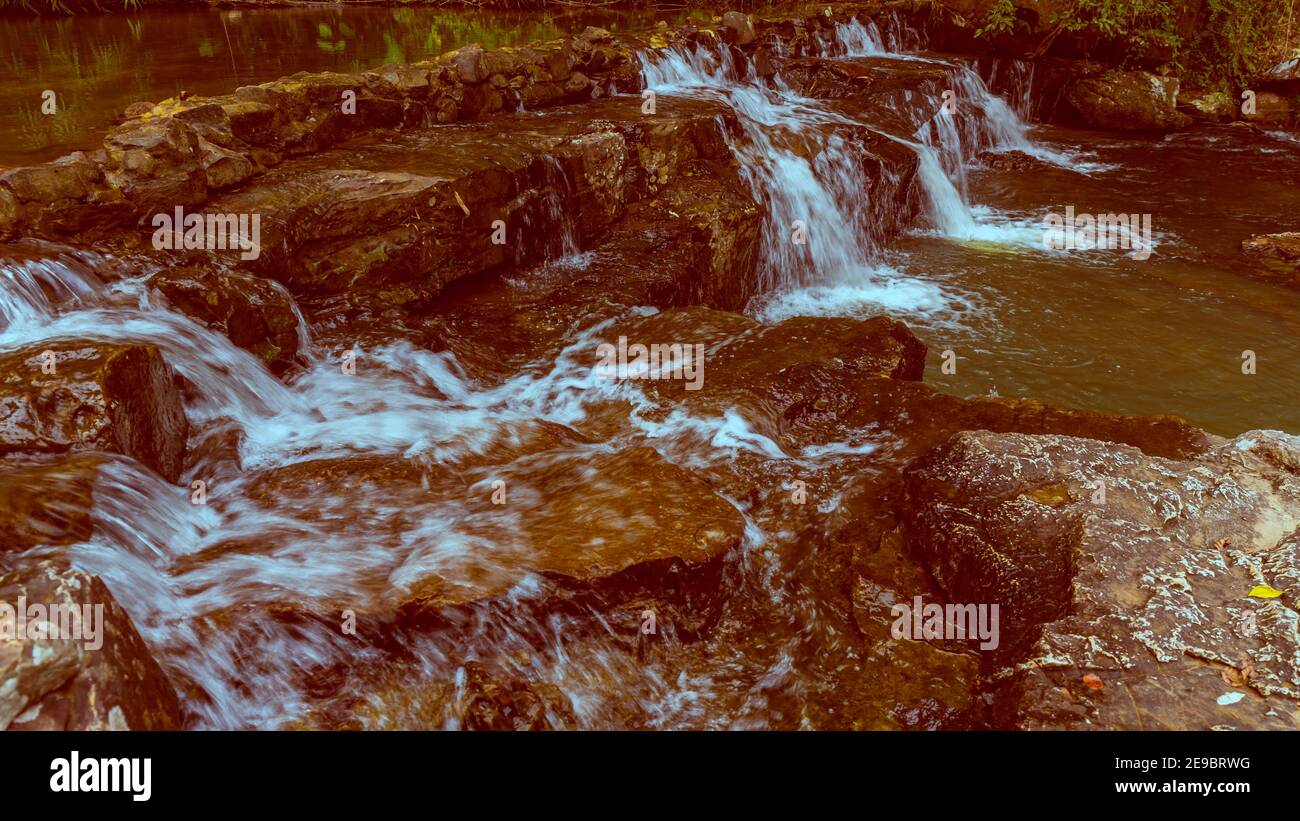 beautiful waterfall water moving Stock Photo - Alamy