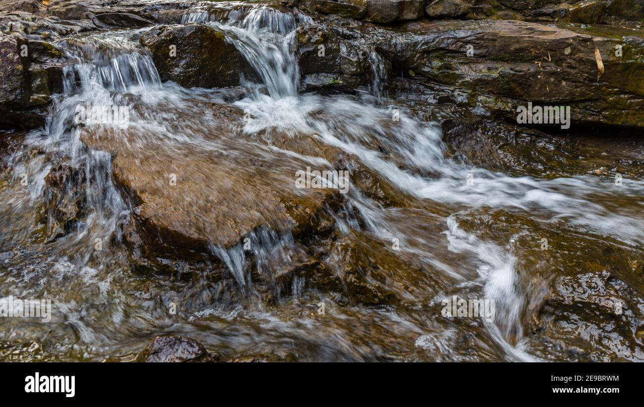 beautiful waterfall water moving Stock Photo - Alamy