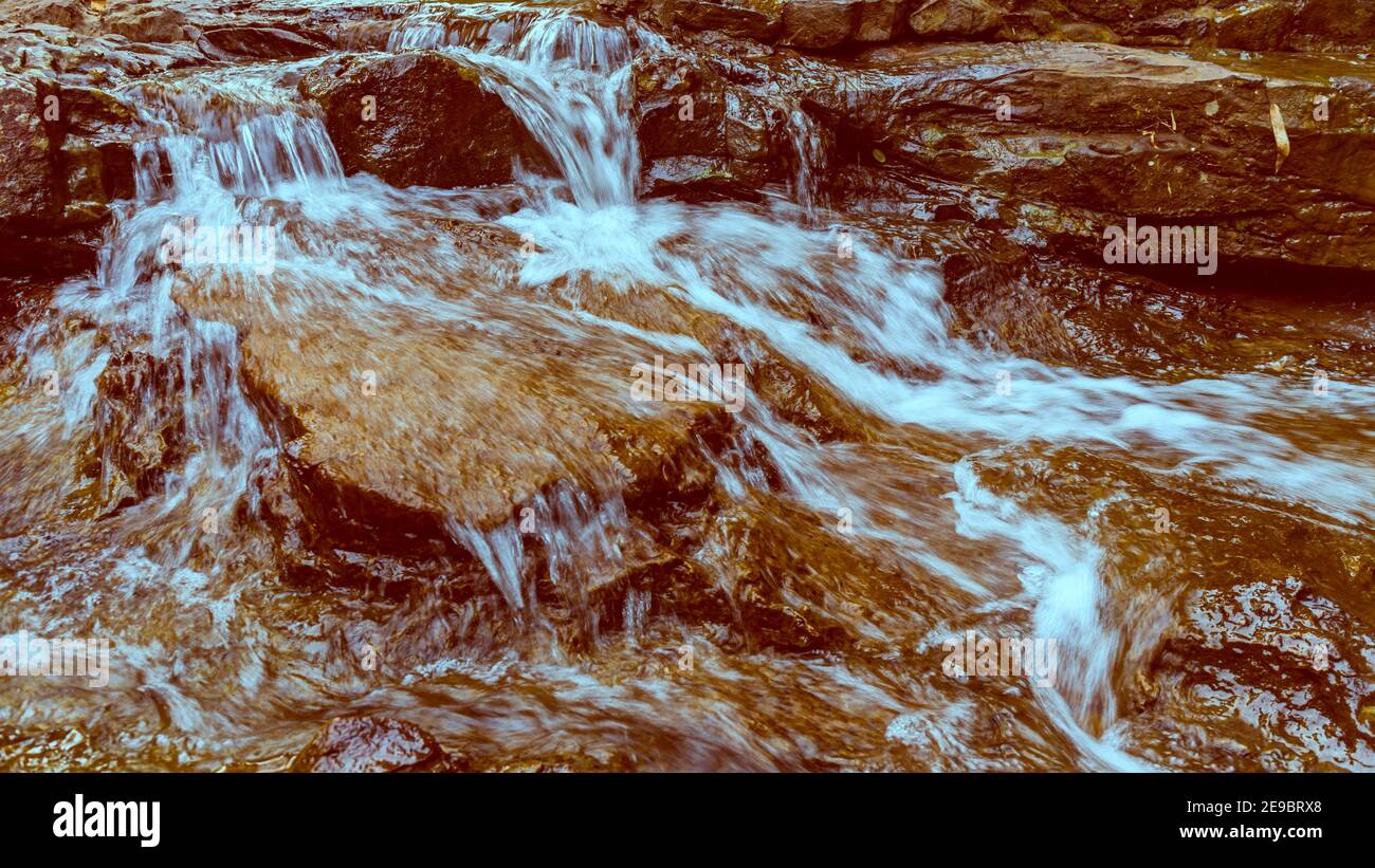beautiful waterfall water moving Stock Photo - Alamy
