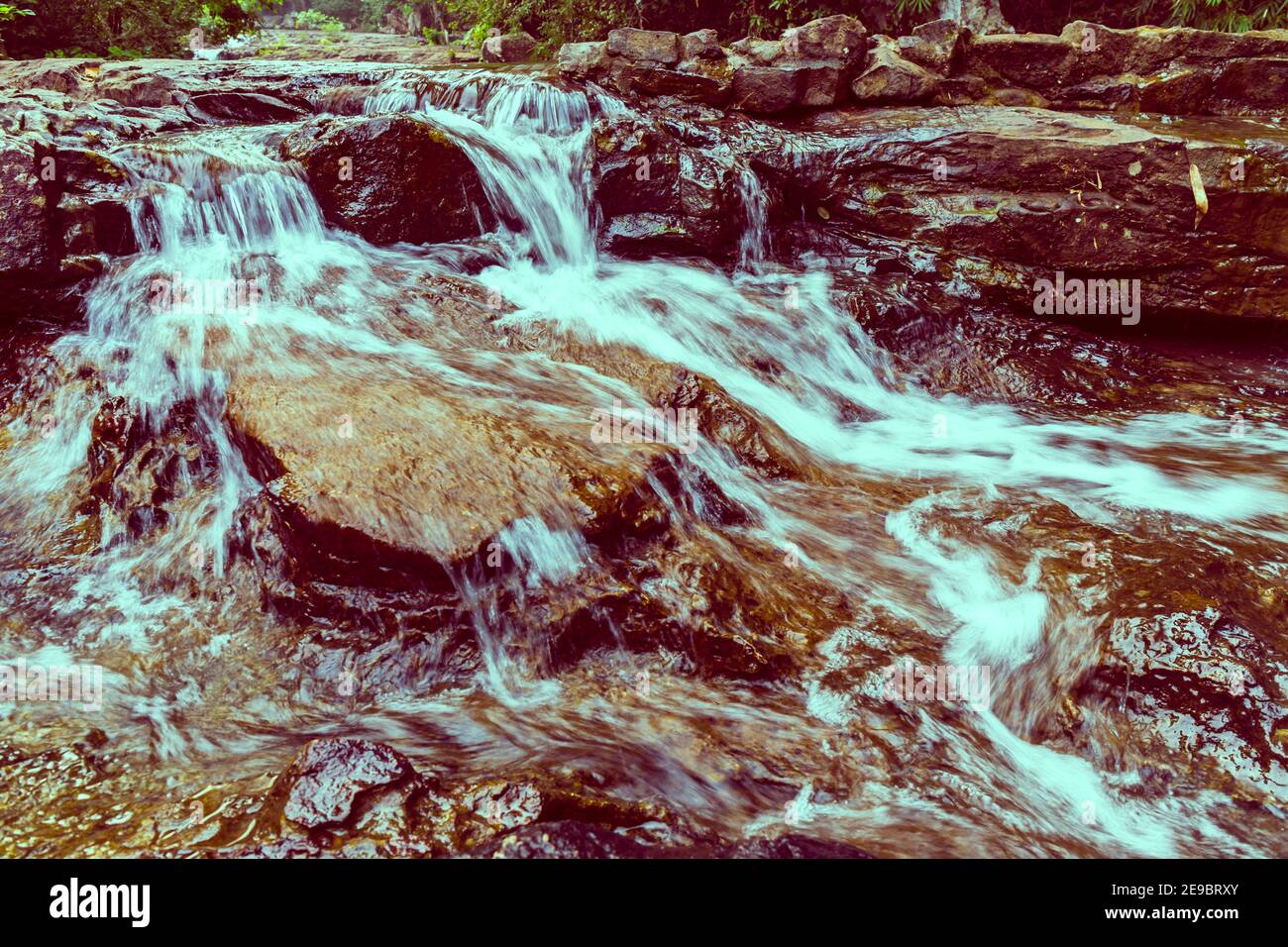 beautiful waterfall water moving Stock Photo - Alamy