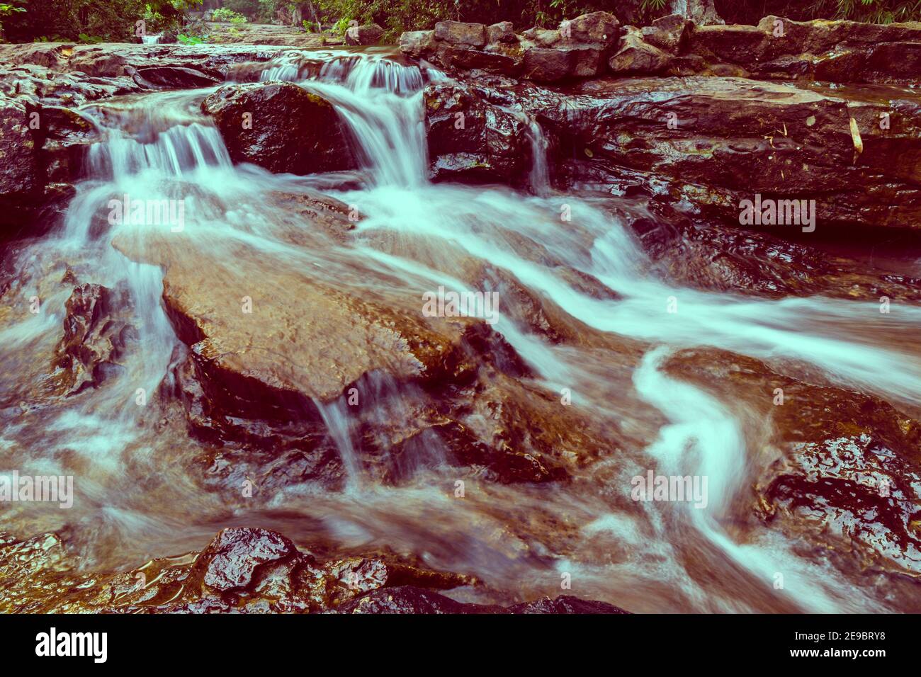 beautiful waterfall water moving Stock Photo - Alamy