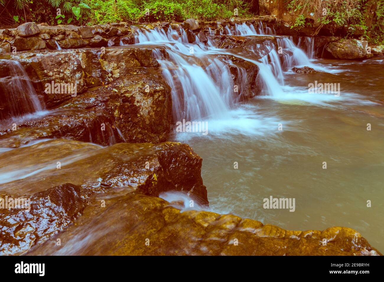 beautiful waterfall water moving Stock Photo - Alamy