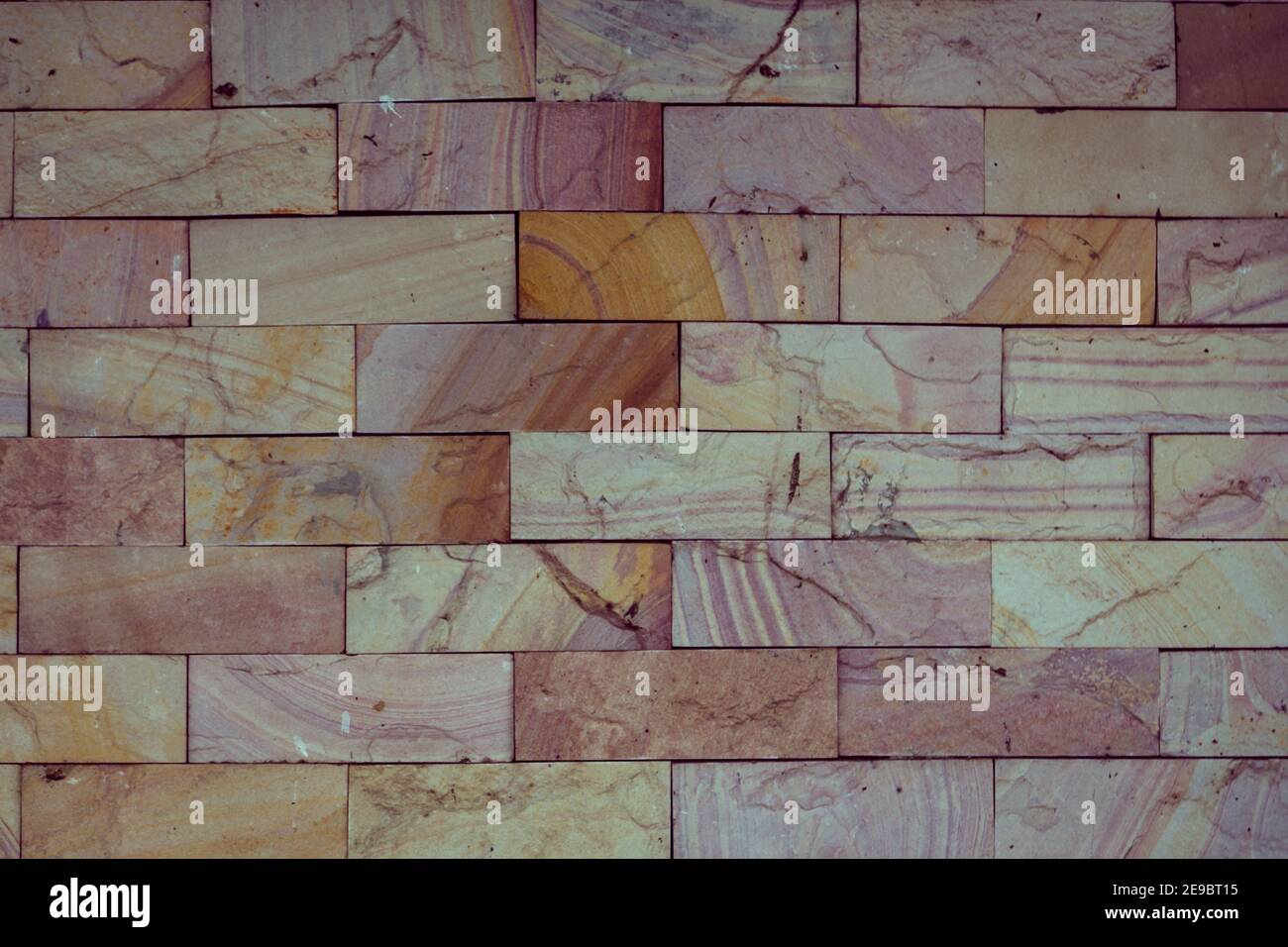 stone wall made with blocks background Stock Photo - Alamy