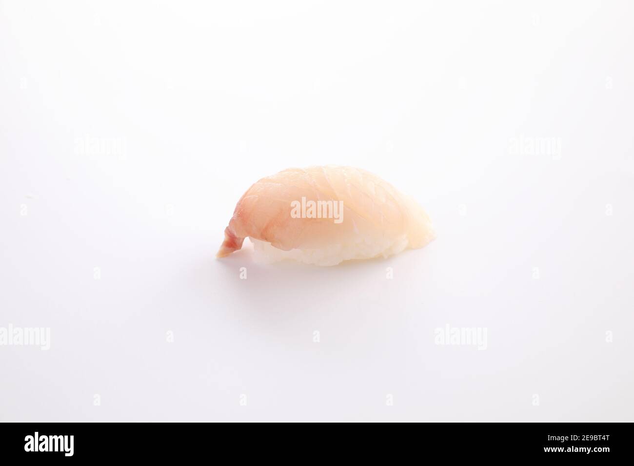 Hamachi sushi Yellow tail sushi japanese food isolated in white ...