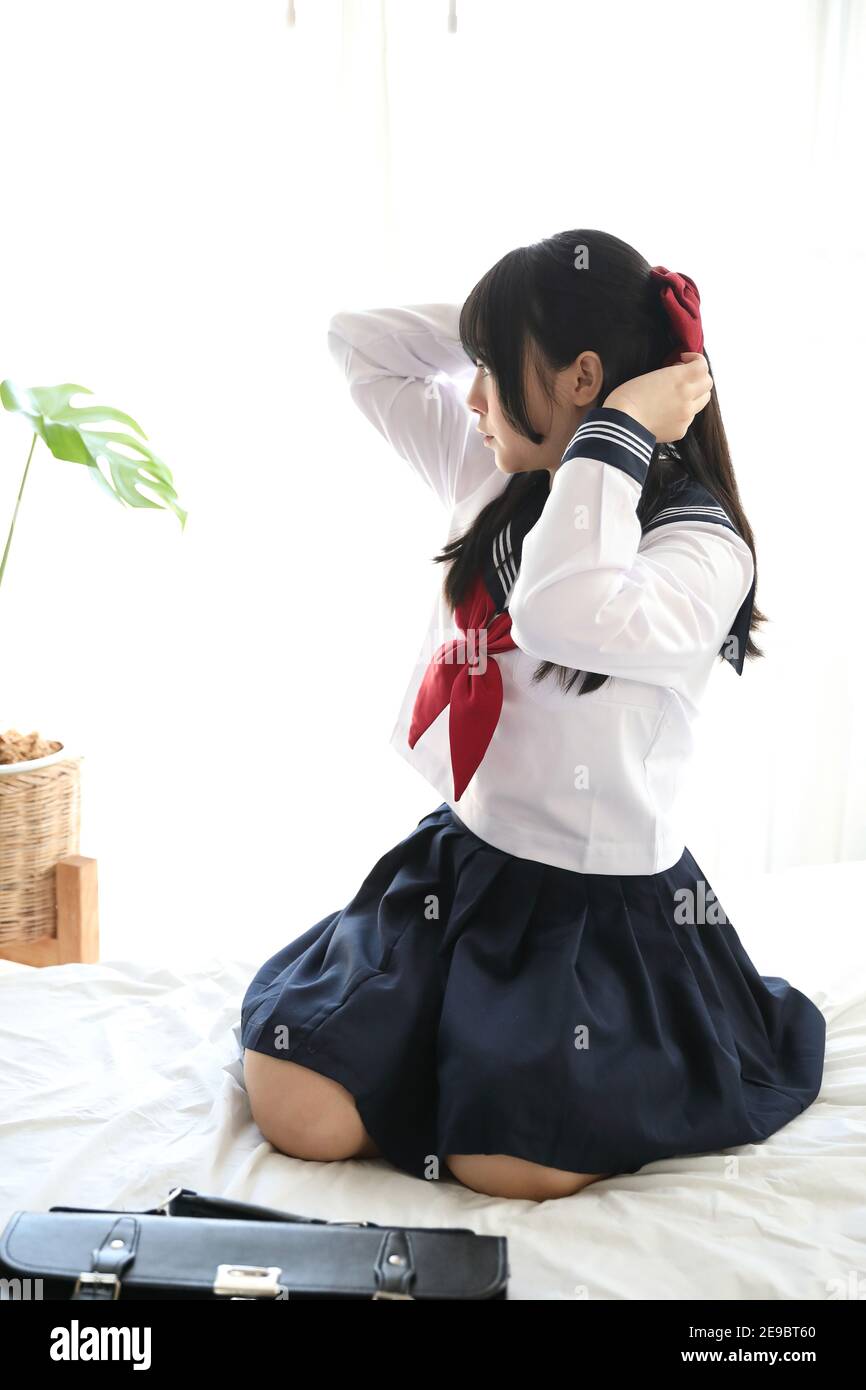 School uniform dressing hi-res stock photography and images - Alamy