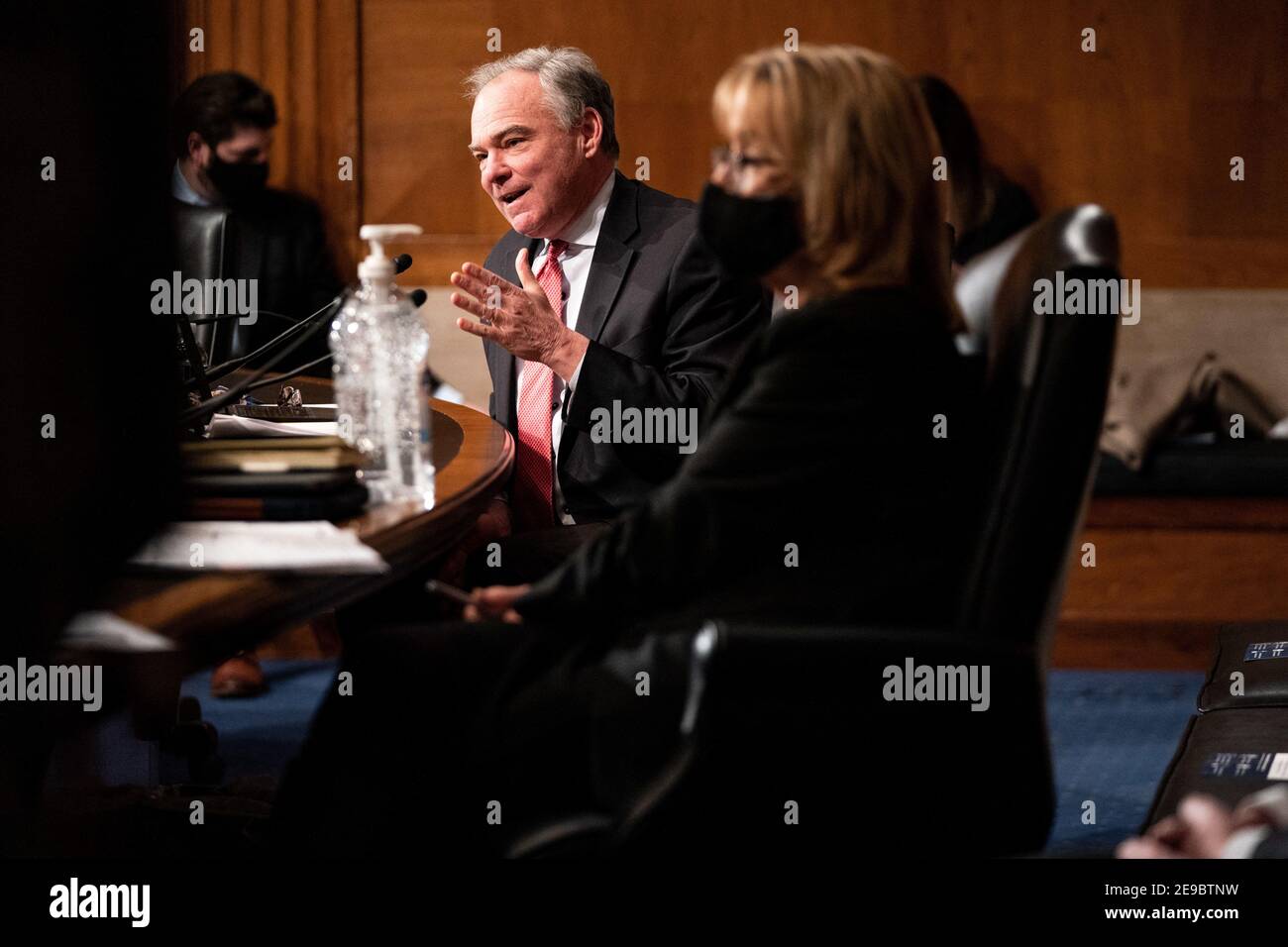 Washington, United States. 03rd Feb, 2021. Senator Tim Kaine, D-Va ...