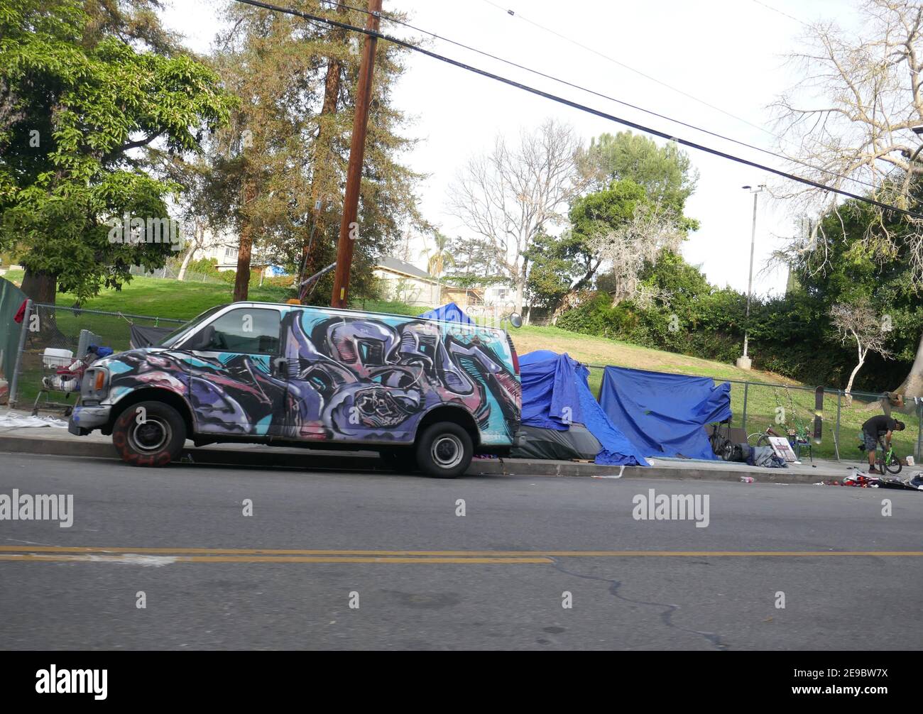 Los Angeles, California, USA 3rd February 2021 A general view of ...