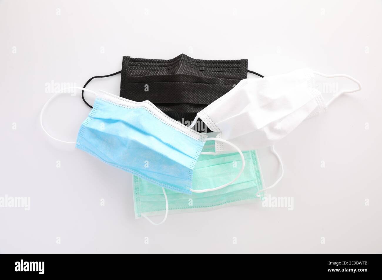 Used mask isolated in white background Stock Photo - Alamy