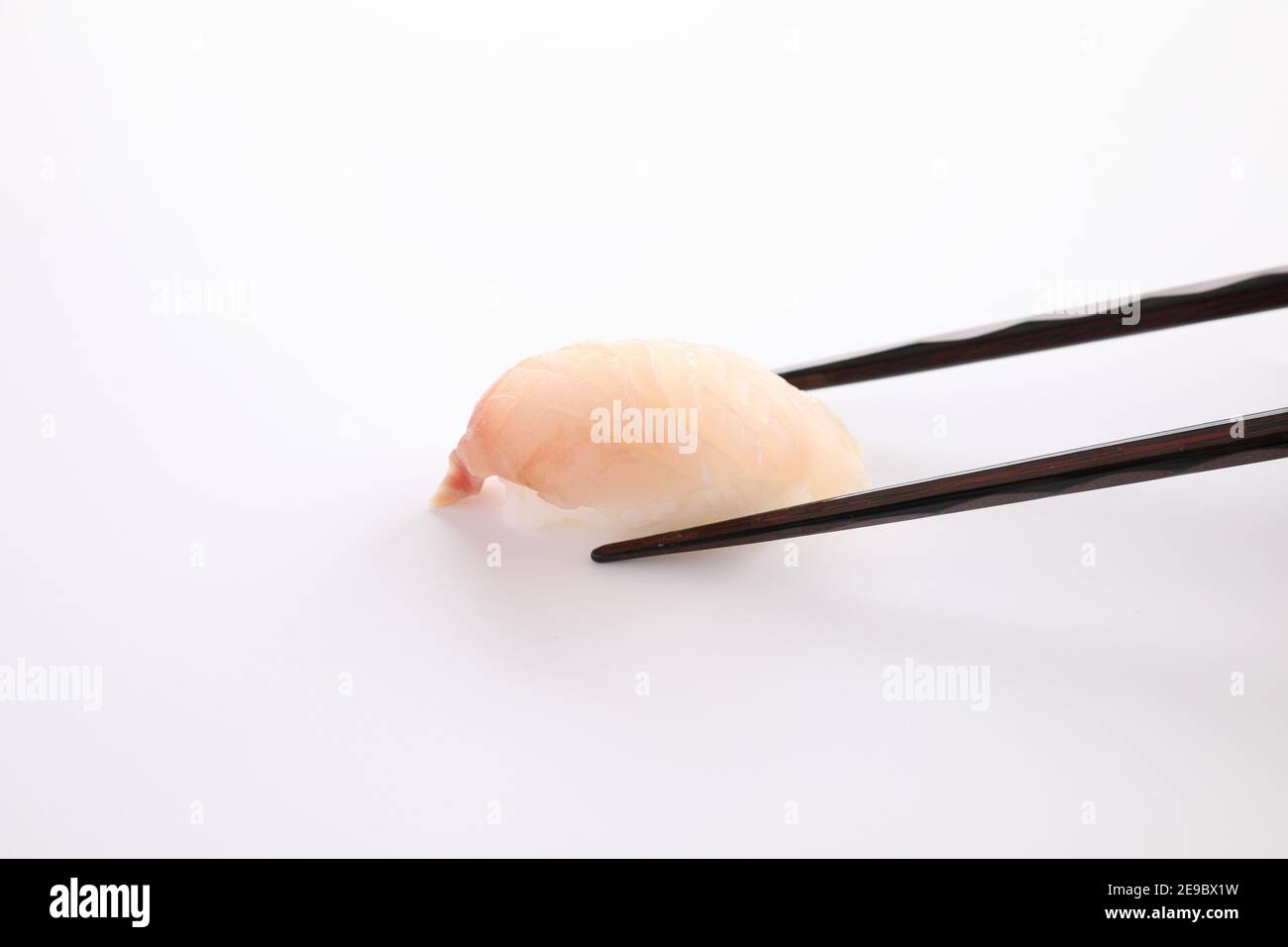 Hamachi sushi Yellow tail sushi japanese food isolated in white ...